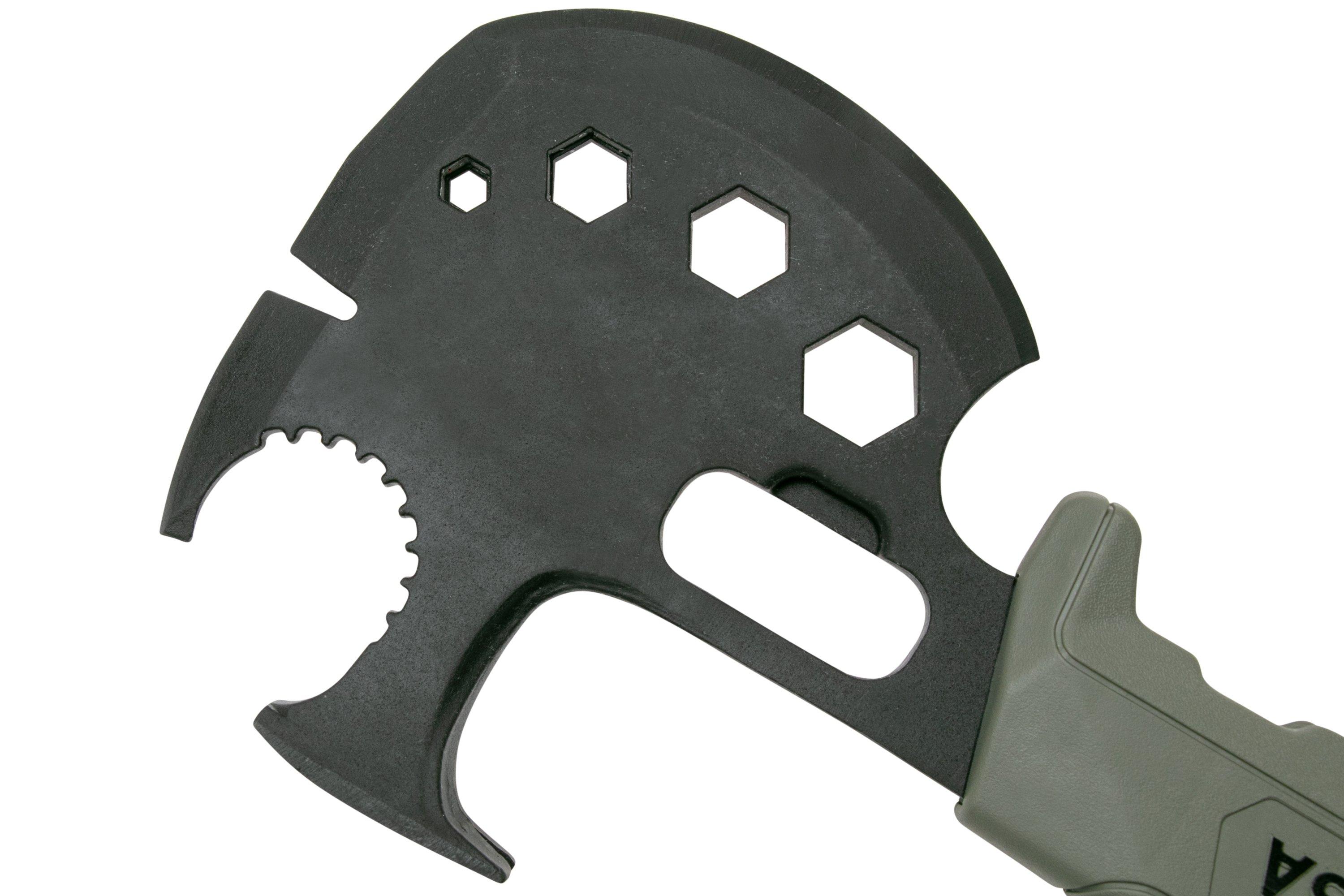 Off Grid Tools Survival Axe Elite, green, hand axe | Advantageously ...