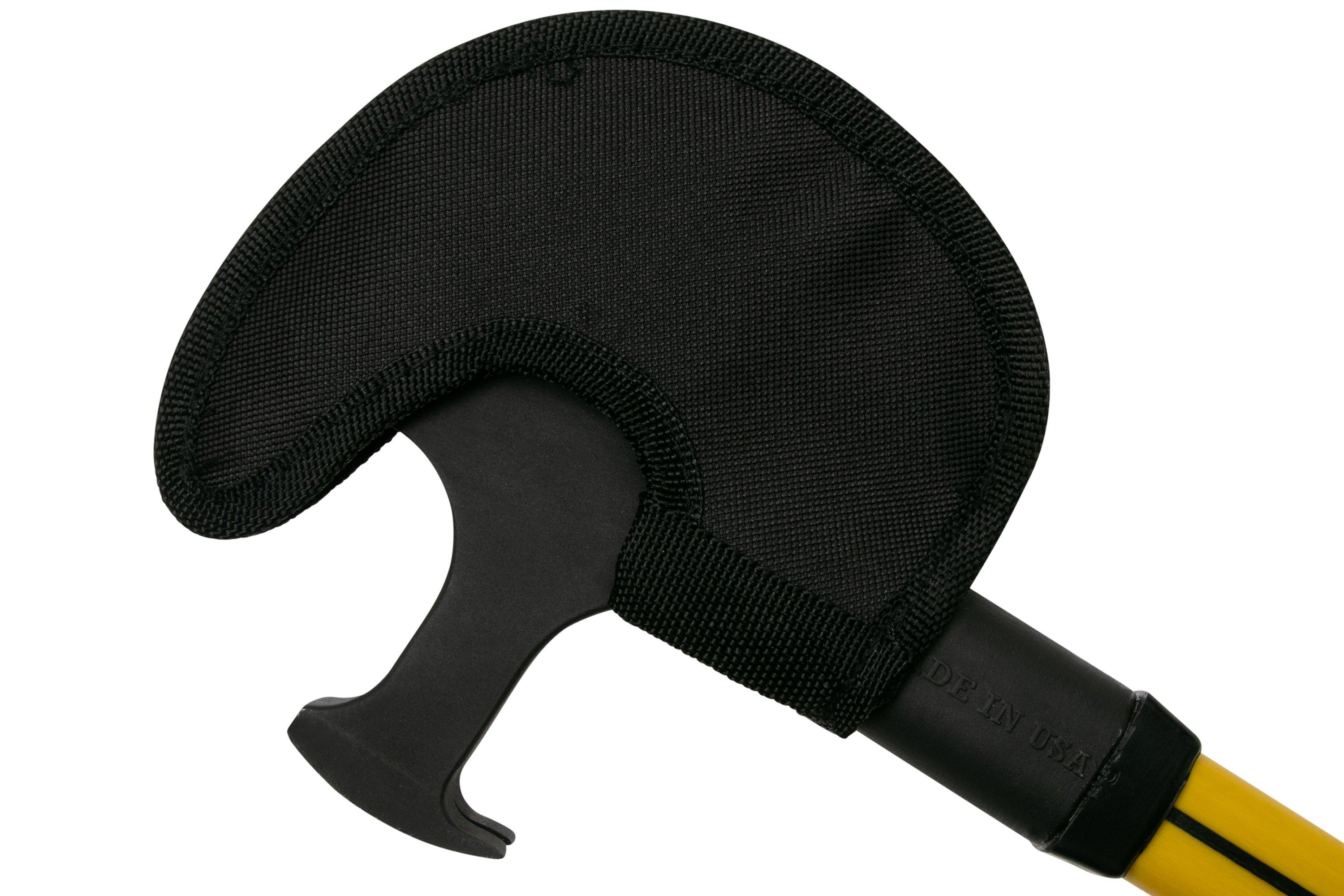 Off Grid Tools Trucker's Friend, yellow, carbon steel, hand axe ...