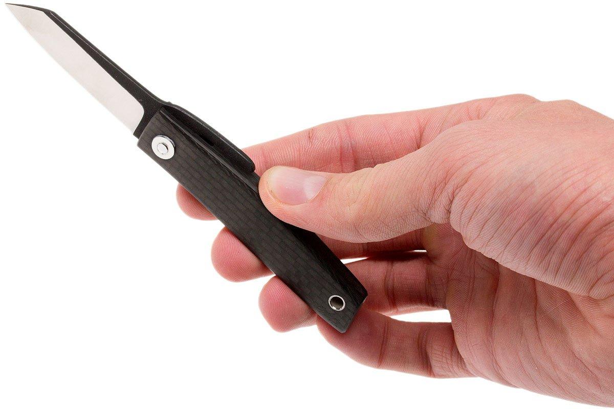 Ohta FK5 Higonokami-pocket knife, carbon fiber | Advantageously ...