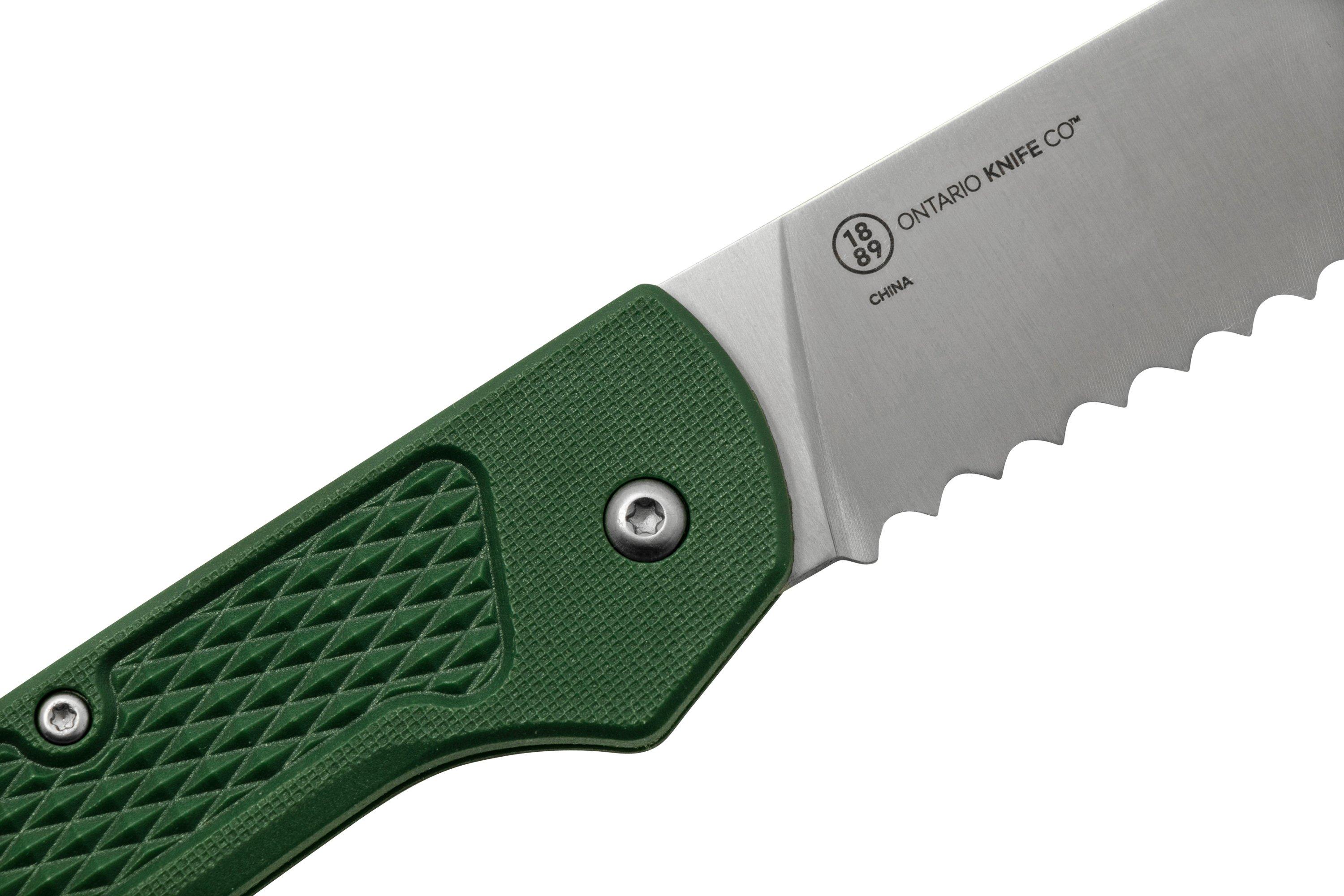 Ontario OKC Camp Plus Bread Folder 4310, Green GFN zakmes | Voordelig ...