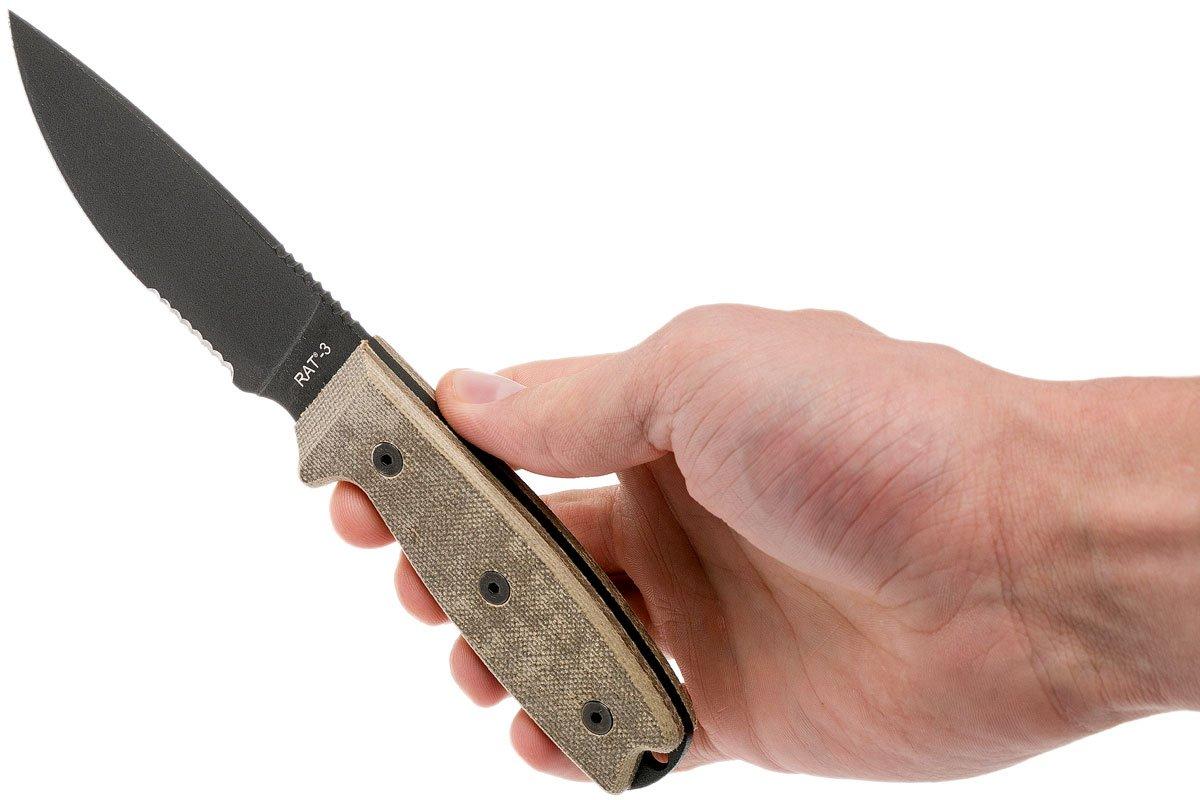 Ontario RAT-3 serrated, 8633 | Advantageously shopping at Knivesandtools.ie