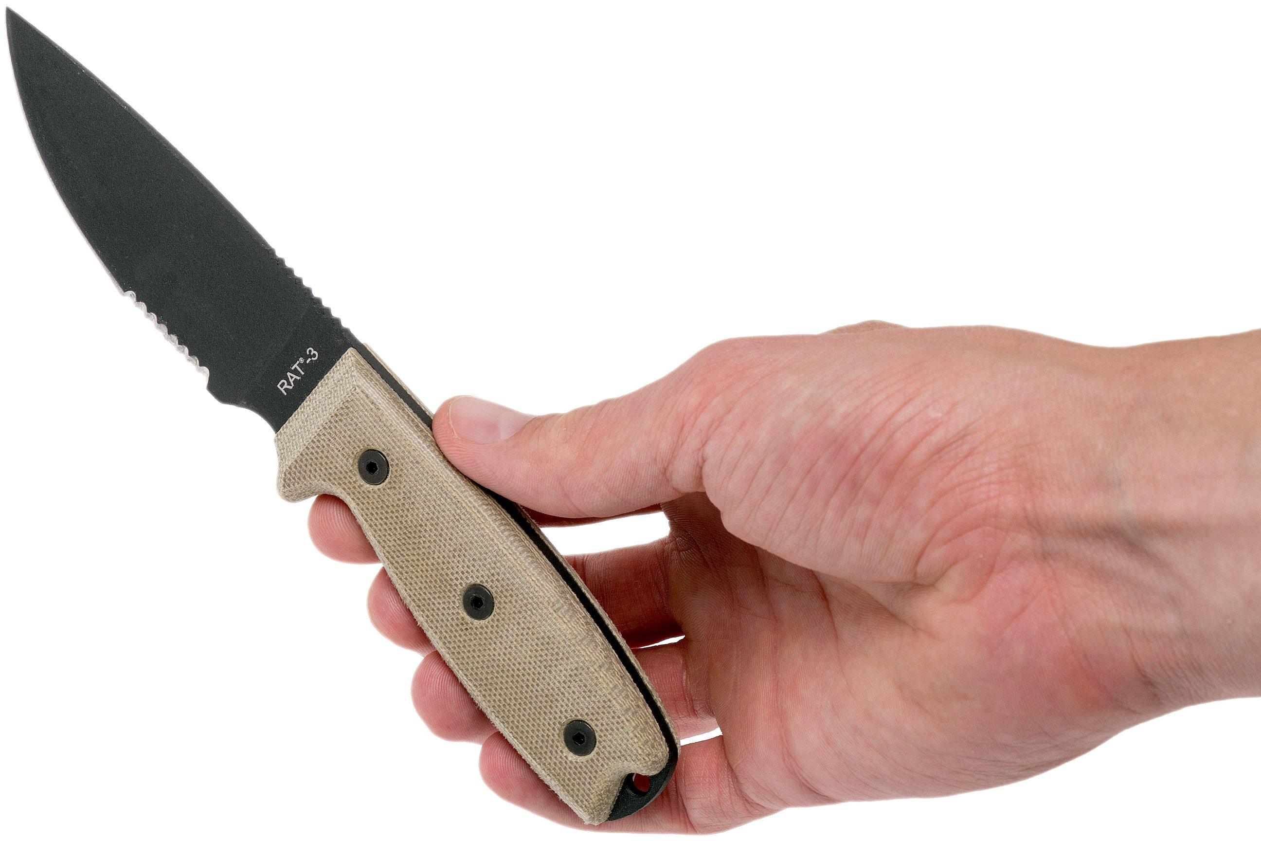 Ontario RAT-3 serrated, 8633 | Advantageously shopping at ...