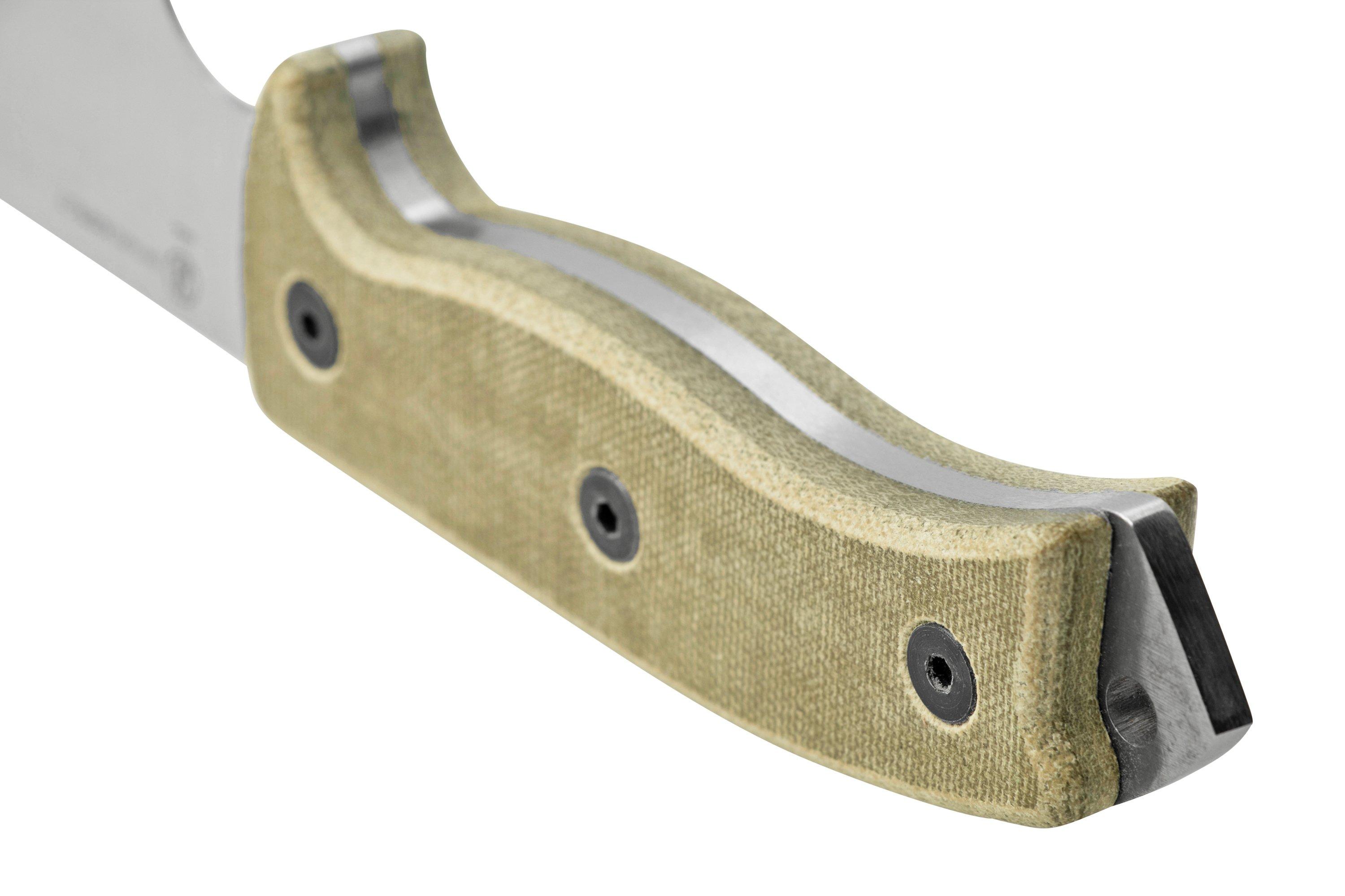 Ontario OKC RAT-6 8659, Satin S35VN, Standard Micarta survival knife ...