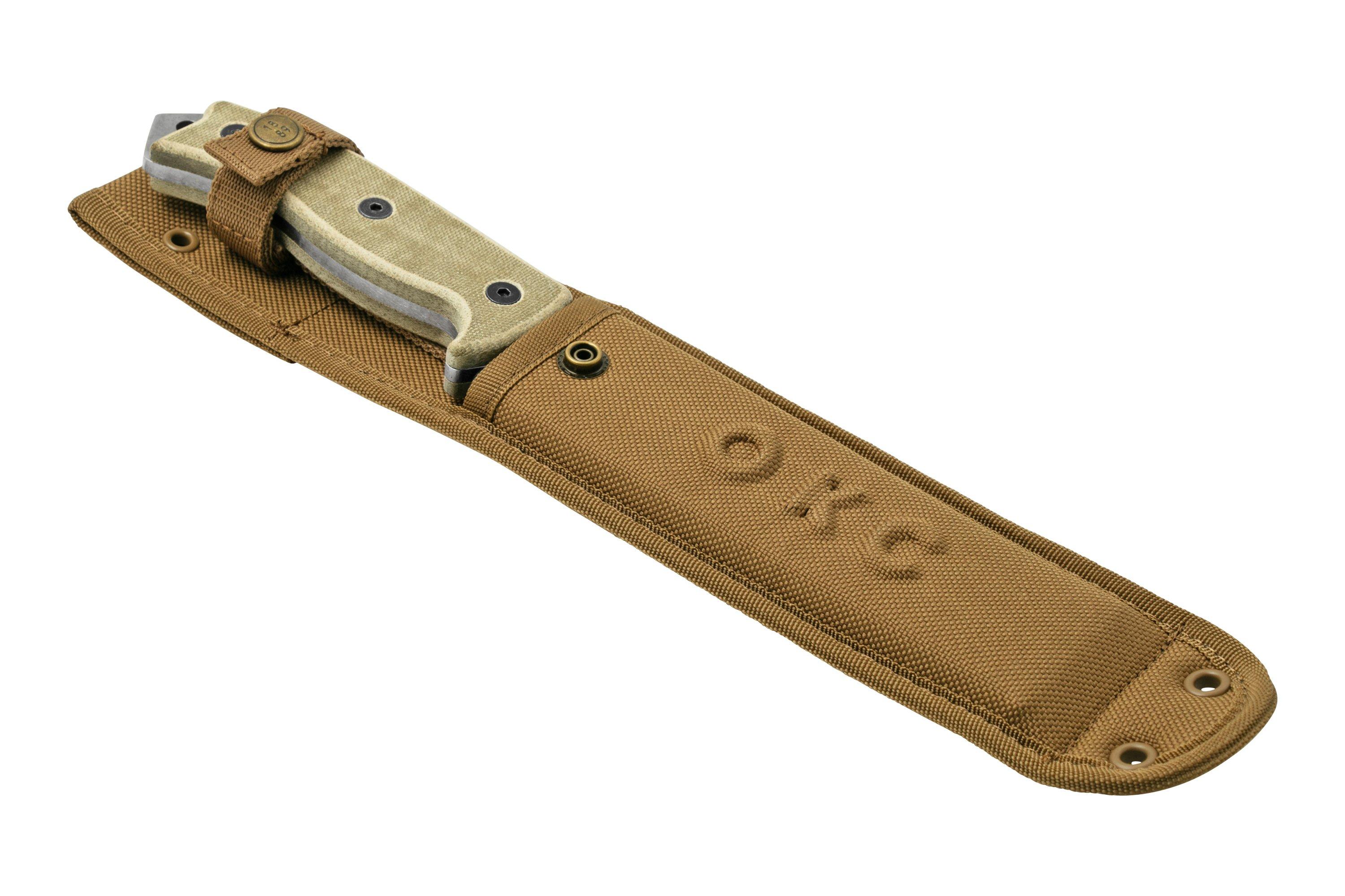 Ontario OKC RAT-6 8659, Satin S35VN, Standard Micarta survival knife ...
