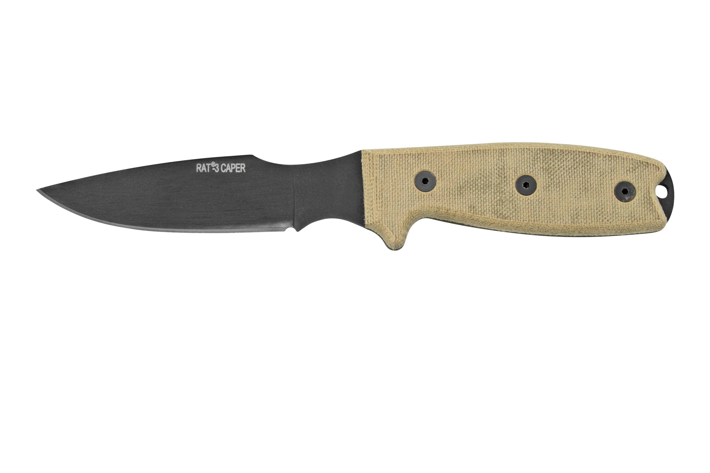 Ontario RAT-3 Caper 8663, survival knife | Advantageously shopping at ...