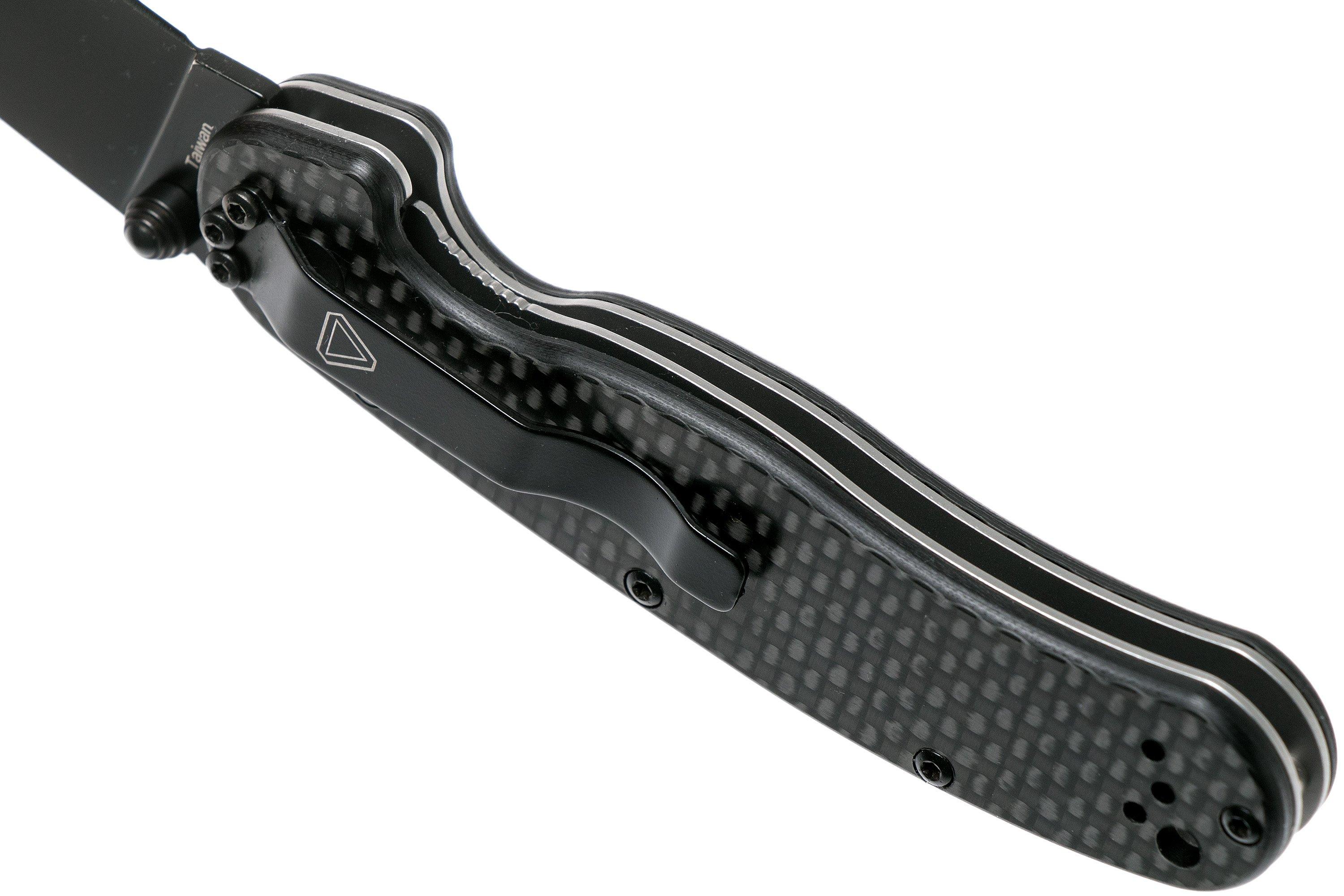 Ontario RAT-2 D2 carbon fibre, plain edge black, 8834 | Advantageously ...