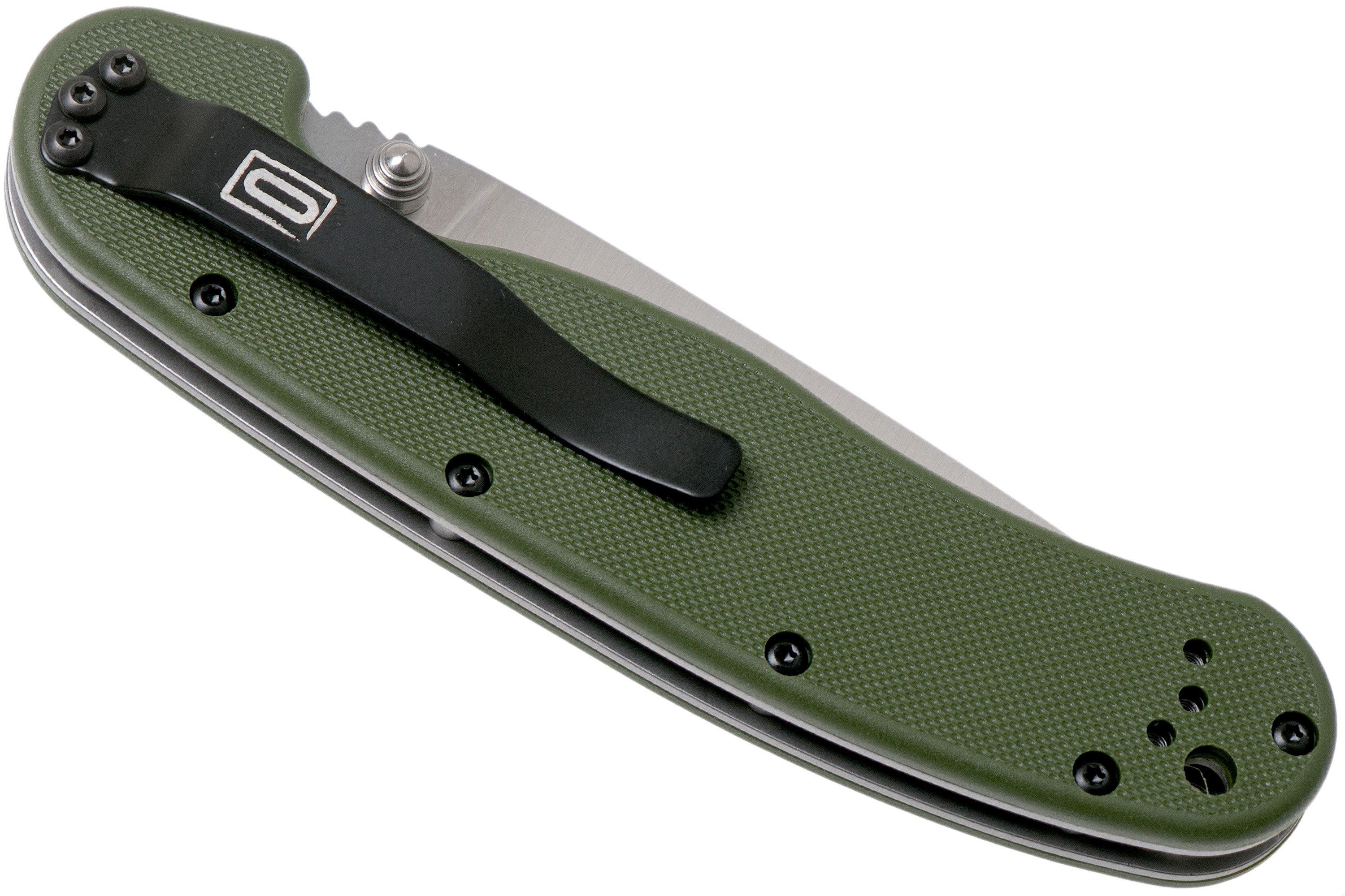 Ontario RAT-1 SP 8848FGTC Forest Green, Plain Edge pocket knife ...