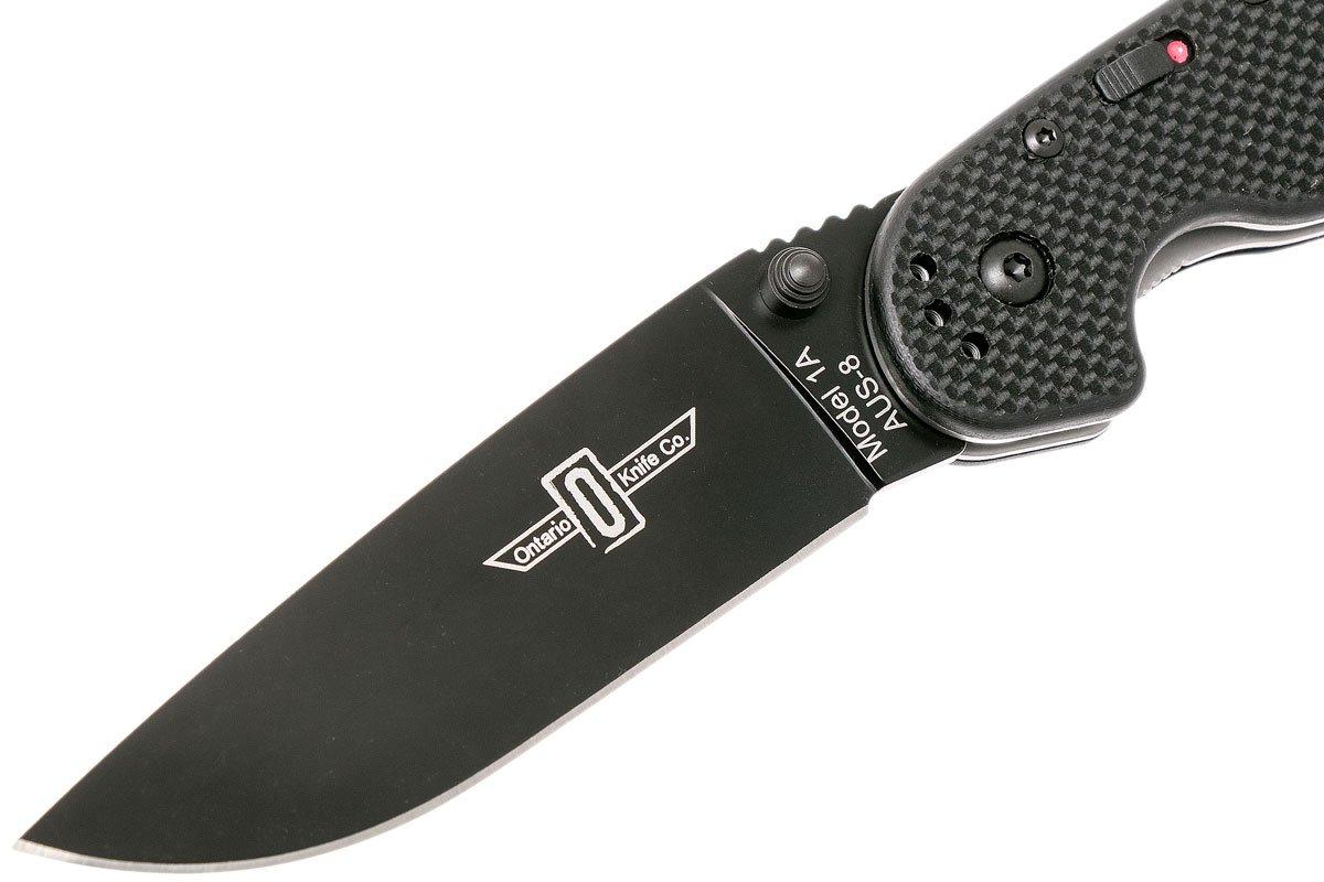Ontario RAT-1A BP assisted plain edge black, 8871 | Advantageously ...