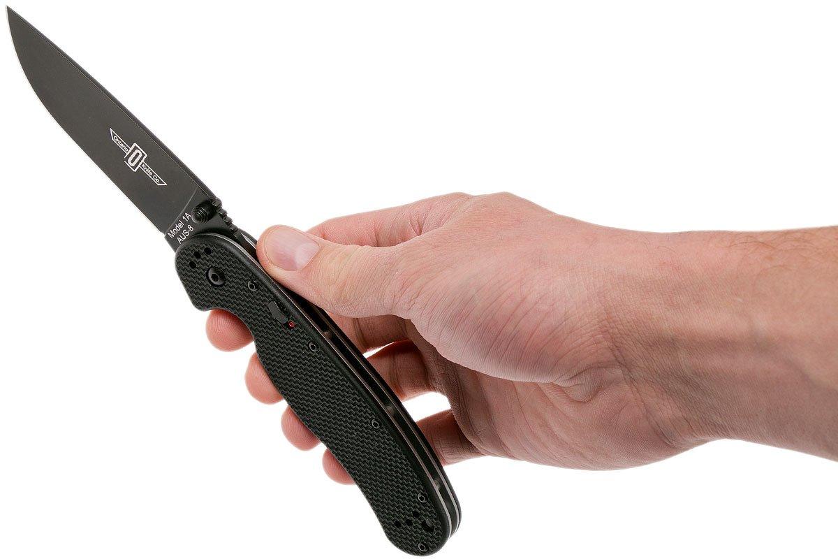 Ontario RAT-1A BP assisted plain edge black, 8871 | Advantageously ...