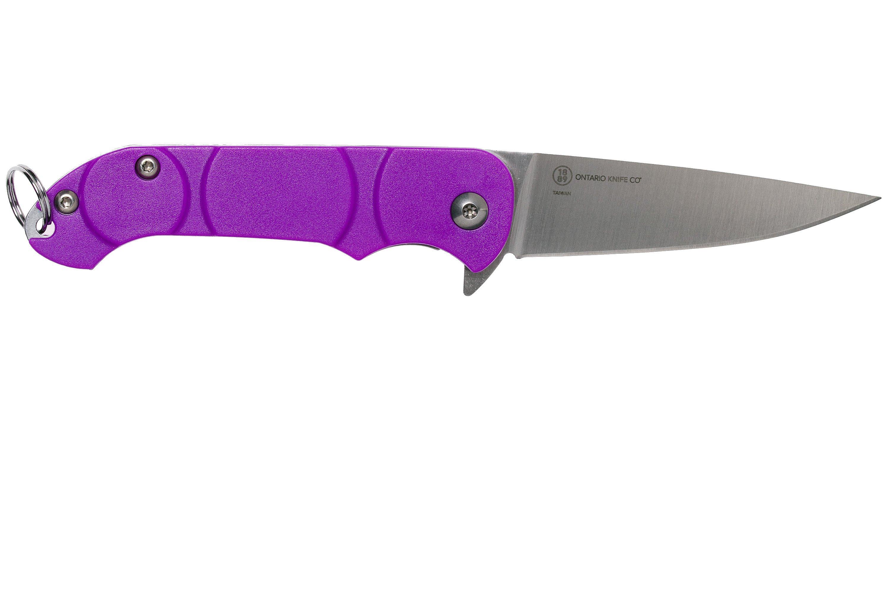 Ontario Knives Navigator 8900PUR purple, keychain pocket knife ...
