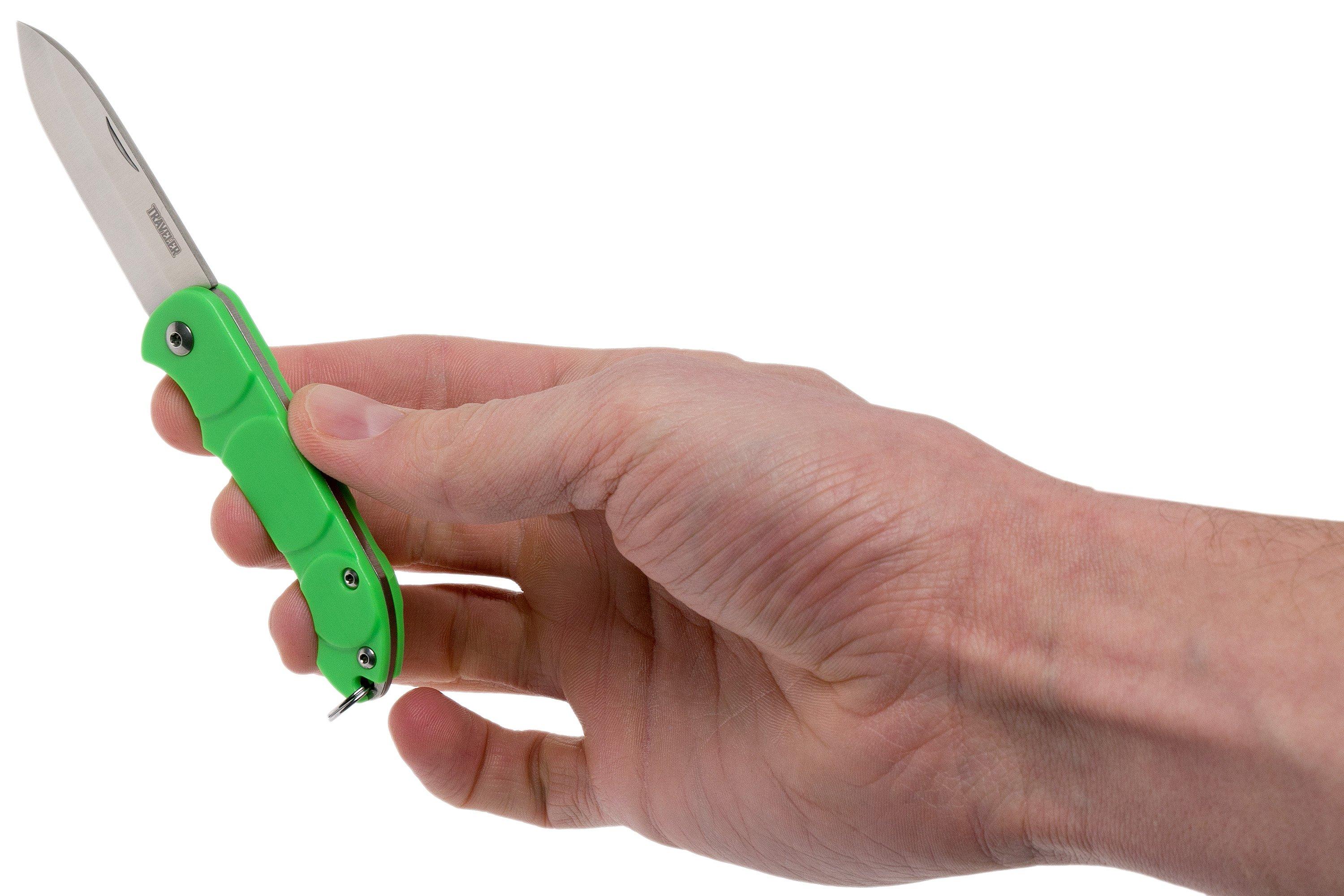 Ontario Knives Traveler 8901GR green, keychain pocket knife ...