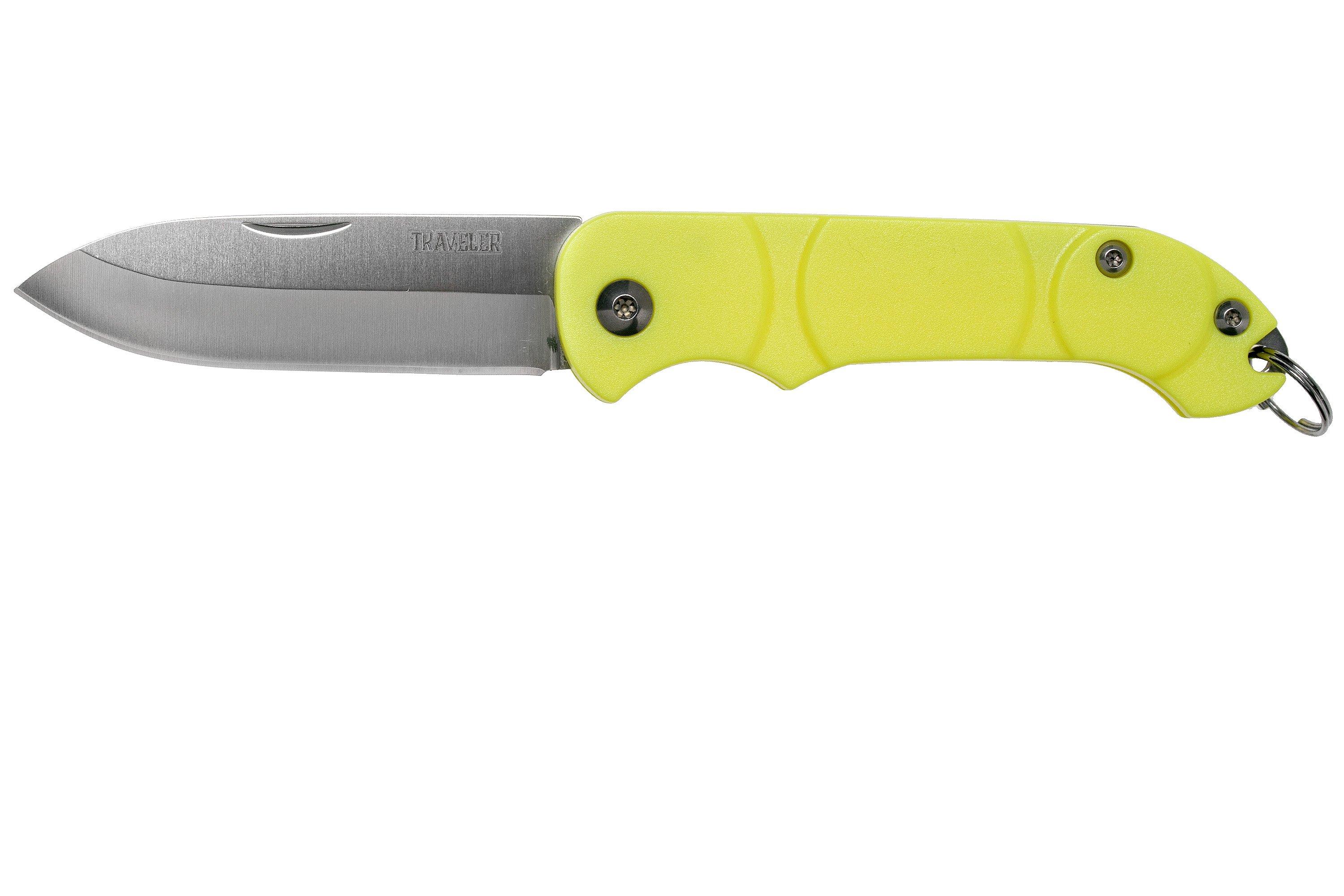 Ontario Knives Traveler 8901YLW yellow, keychain pocket knife ...