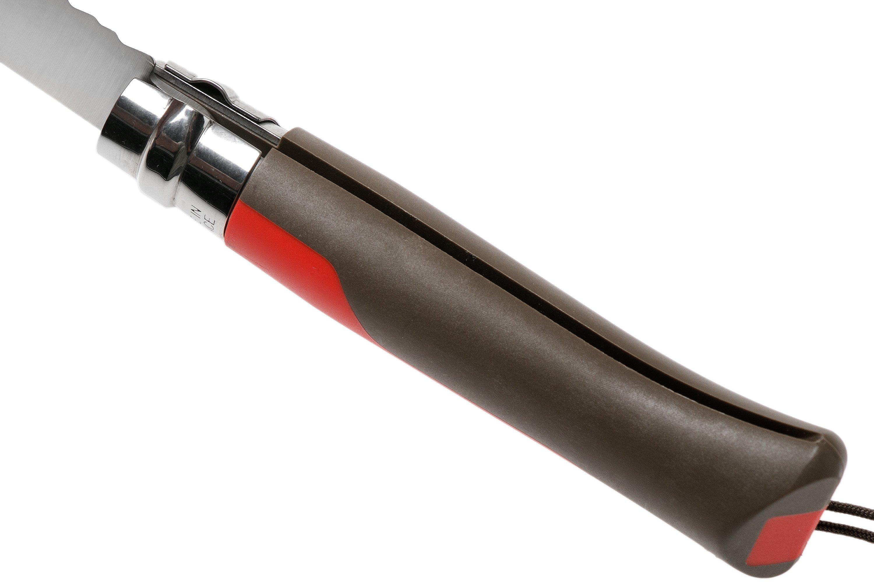 Opinel Outdoor No. 08 pocket knife, Earth Red | Advantageously shopping ...