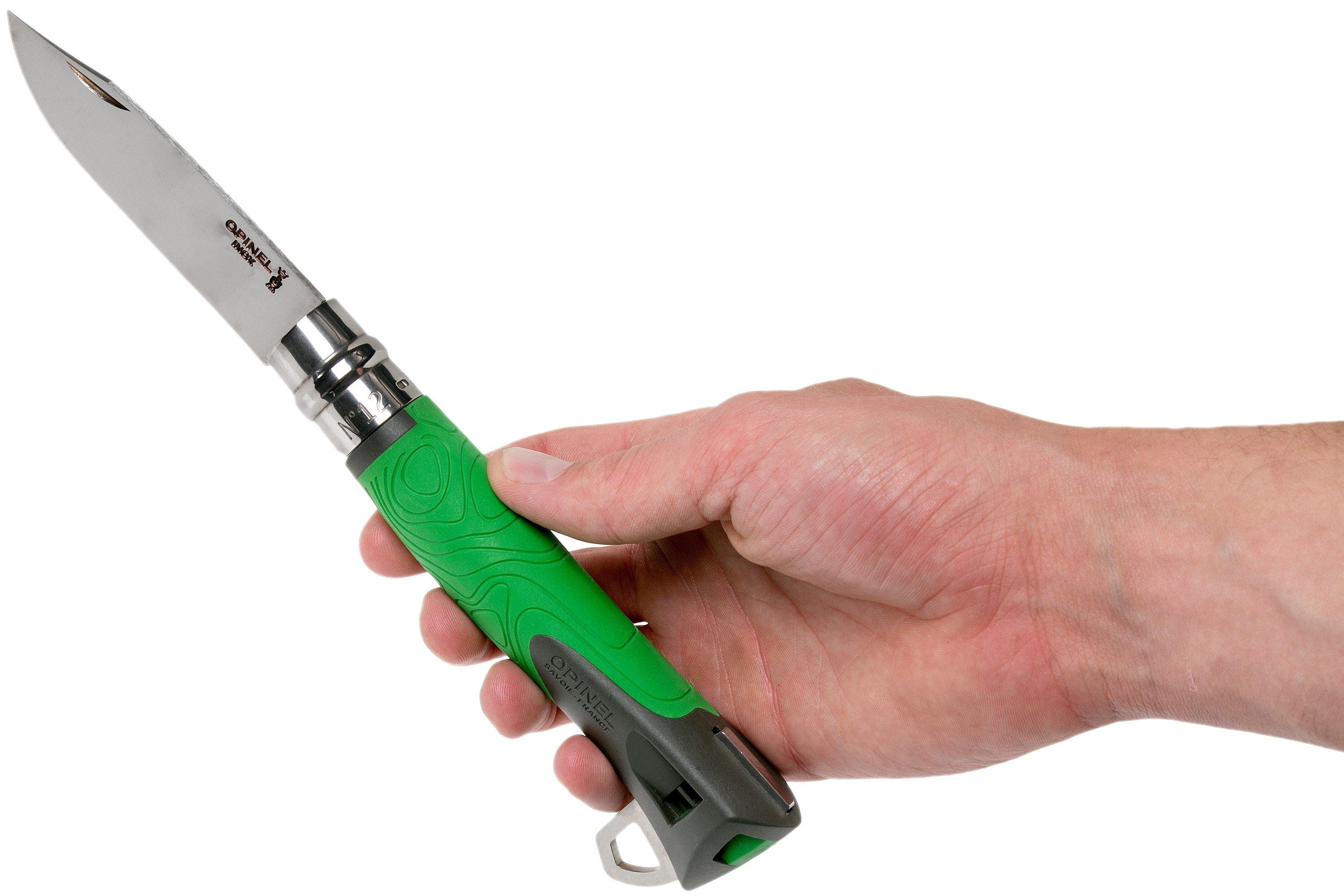 Opinel Explore No. 12 pocket knife, Green | Advantageously shopping at ...