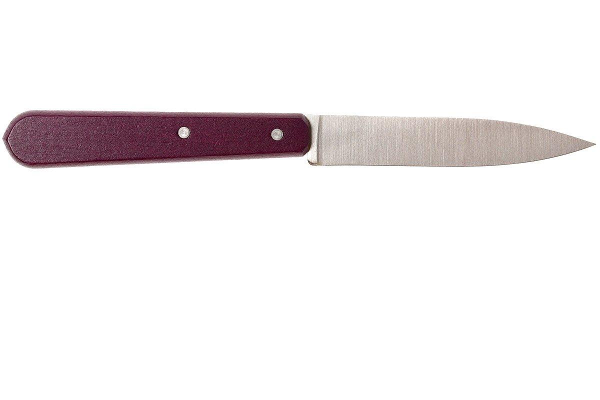 Opinel pointy paring knife N°112, purple | Advantageously shopping at ...