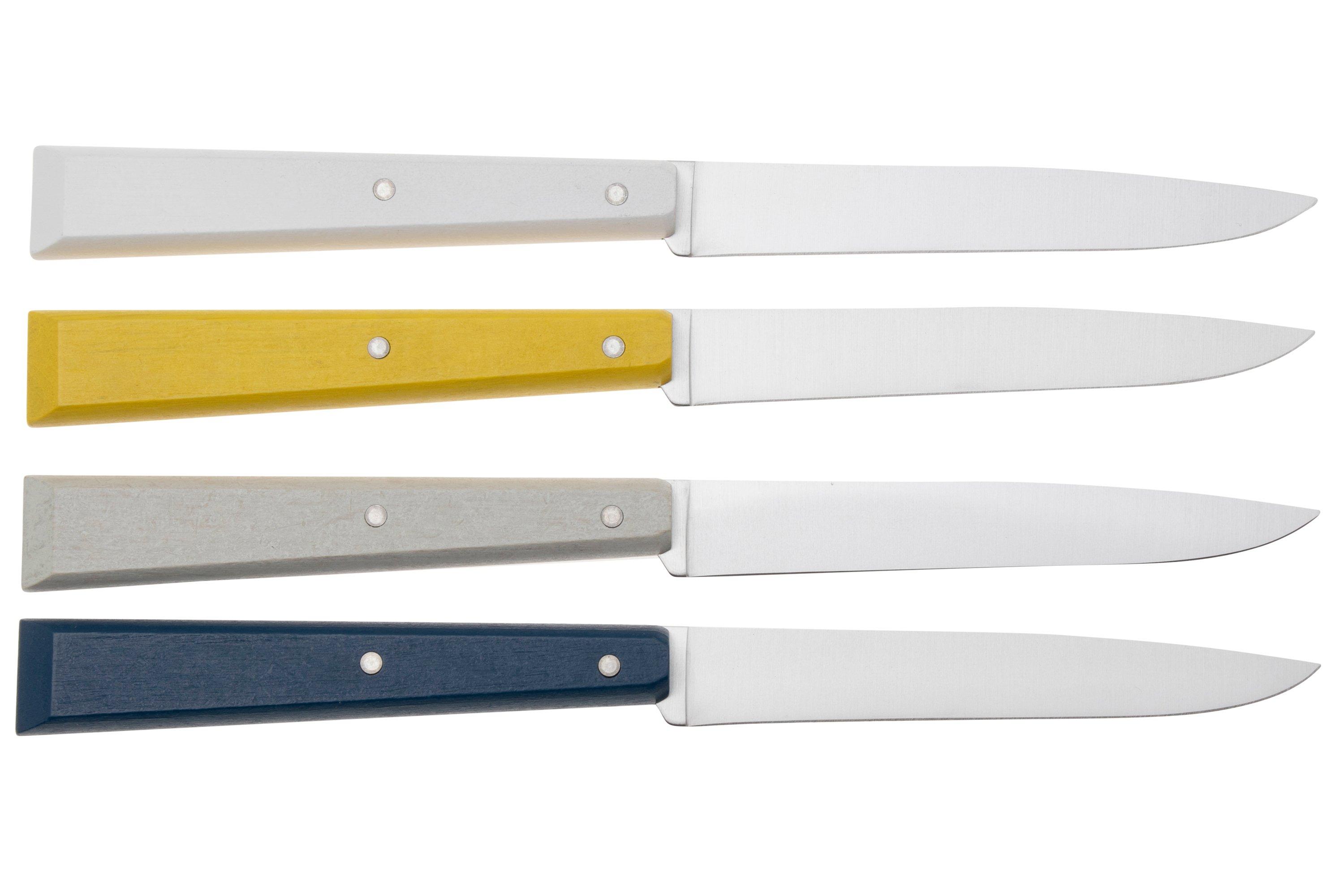 Opinel Bon Appetit 2040 Celestial, 4-piece table knife set ...