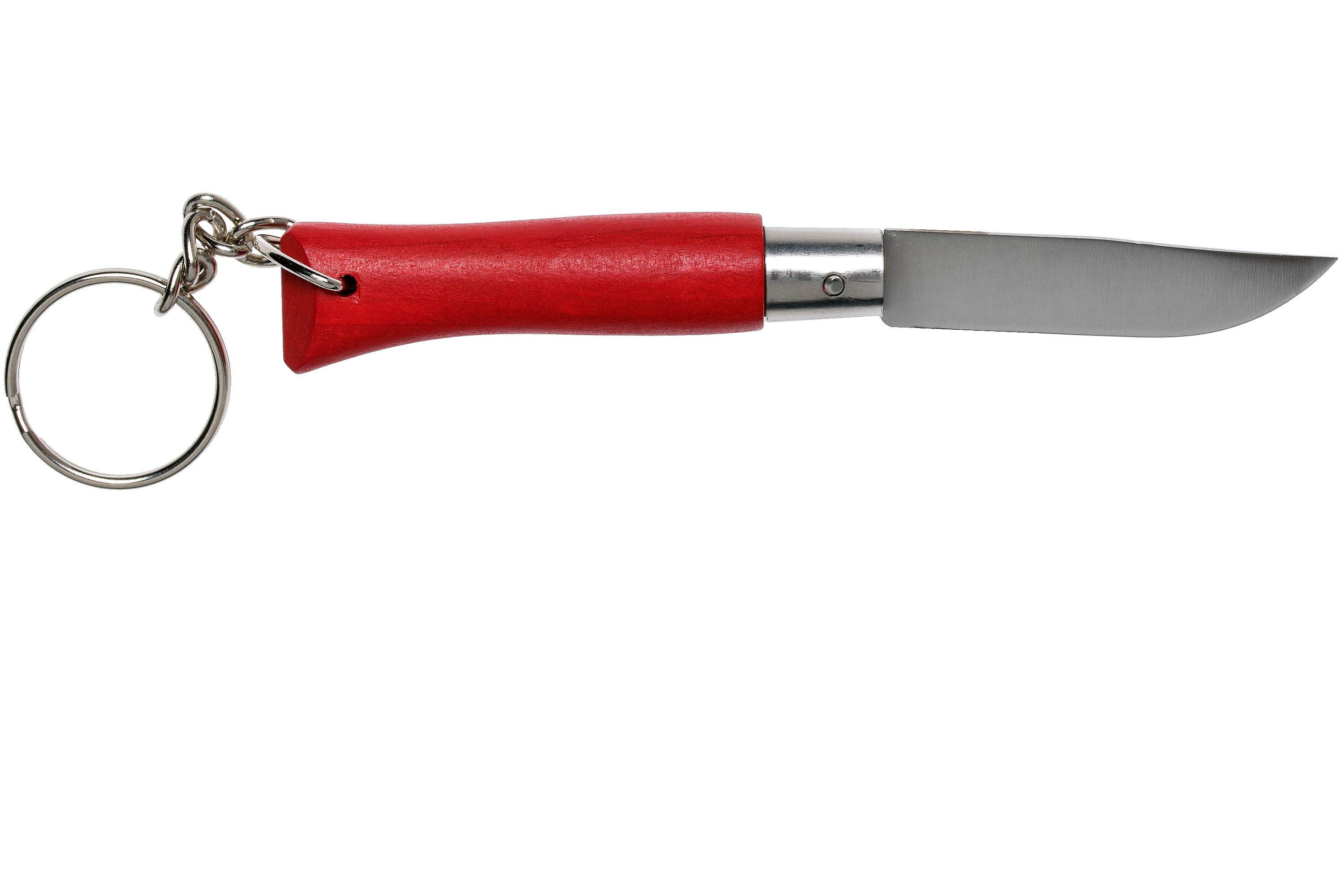 Opinel No. 04RV Keyring pocket knife, Red | Advantageously shopping at ...