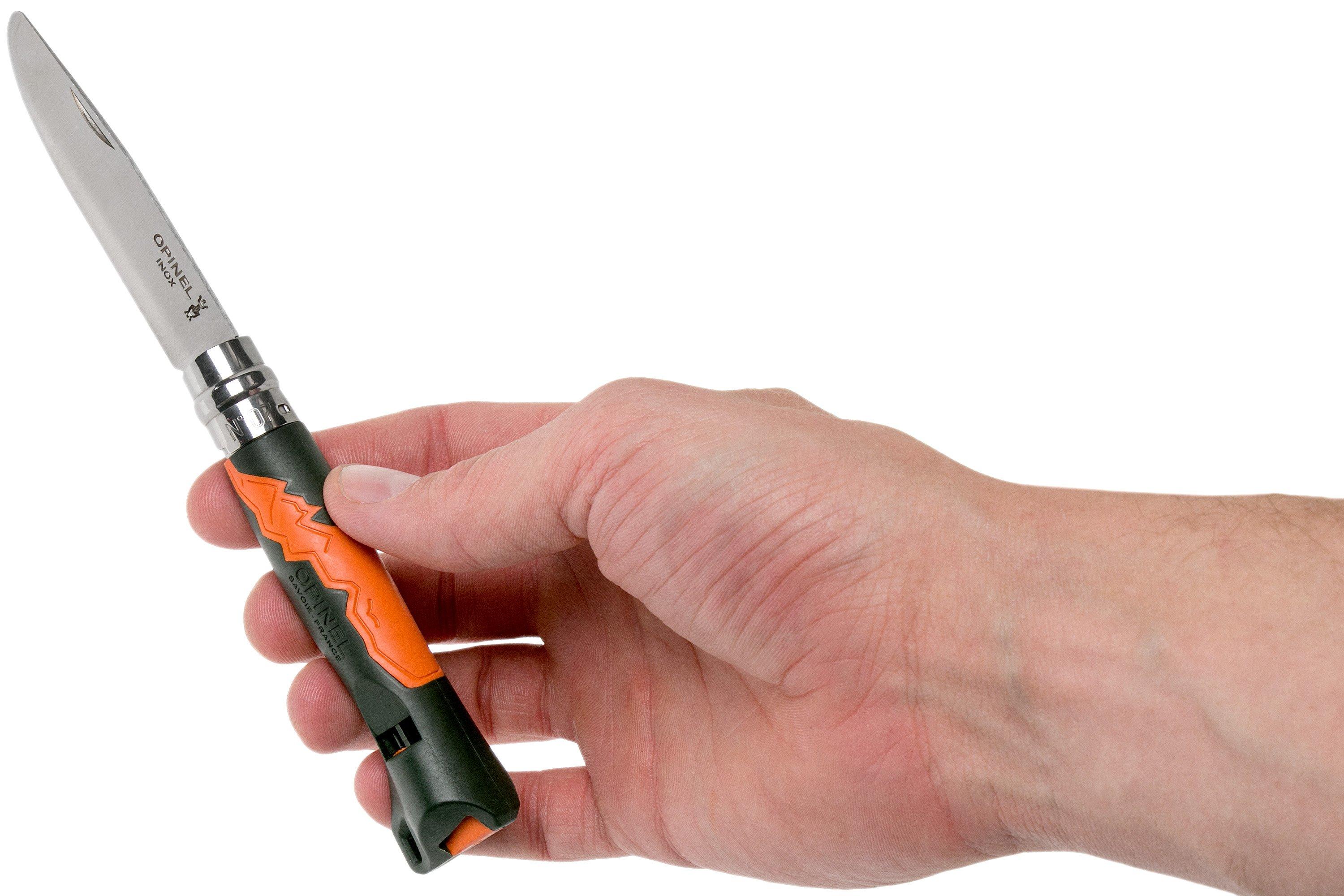 Opinel Outdoor No. 07 Junior pocket knife, Khaki | Advantageously ...