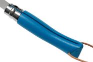 Opinel Trekking No 07RV Pocket Knife Cyan Blue Advantageously