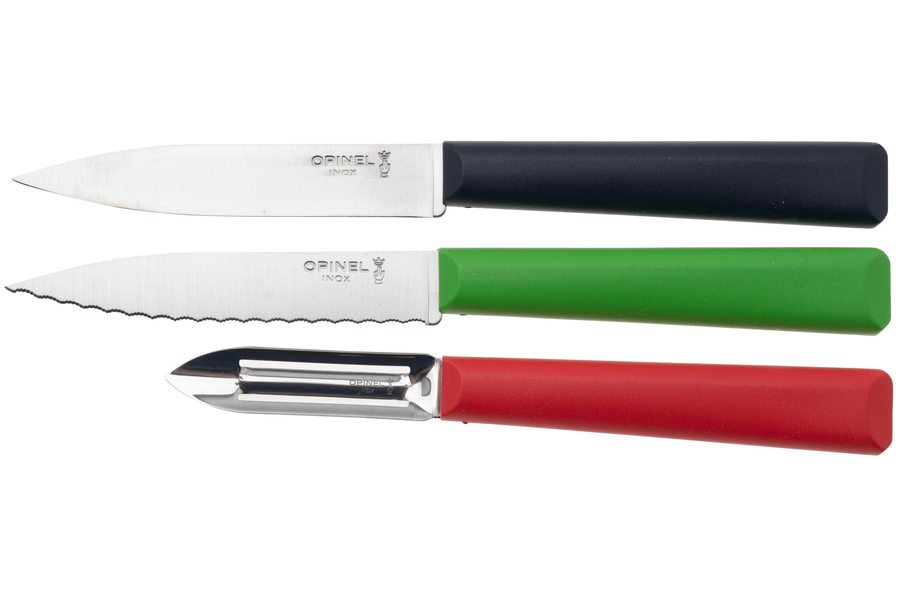Opinel Essentiels+ Set Trio 2359, 3-piece peeling set | Advantageously ...