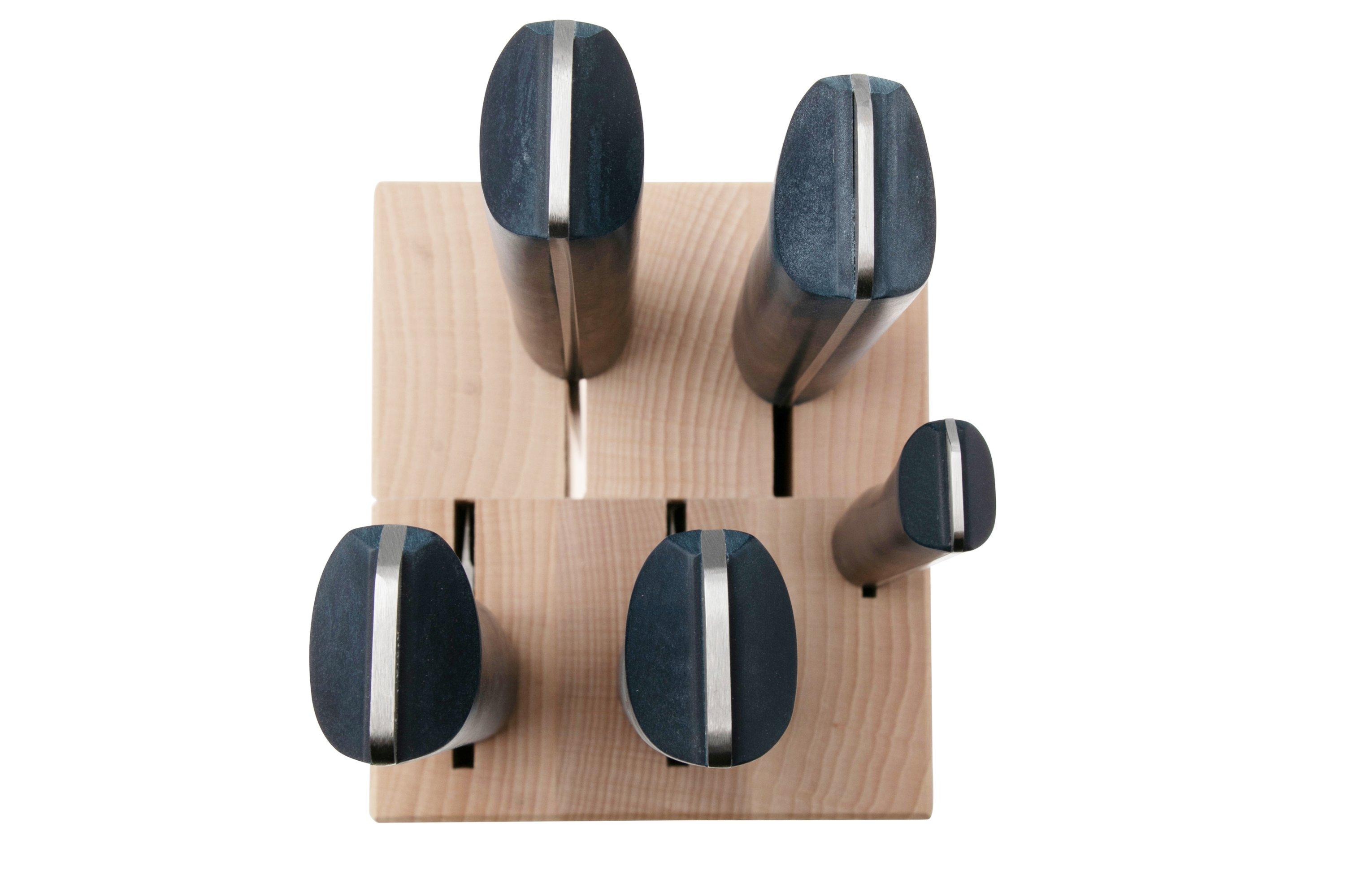 Opinel Intempora 2404, 5-piece knife set incl. block | Advantageously ...