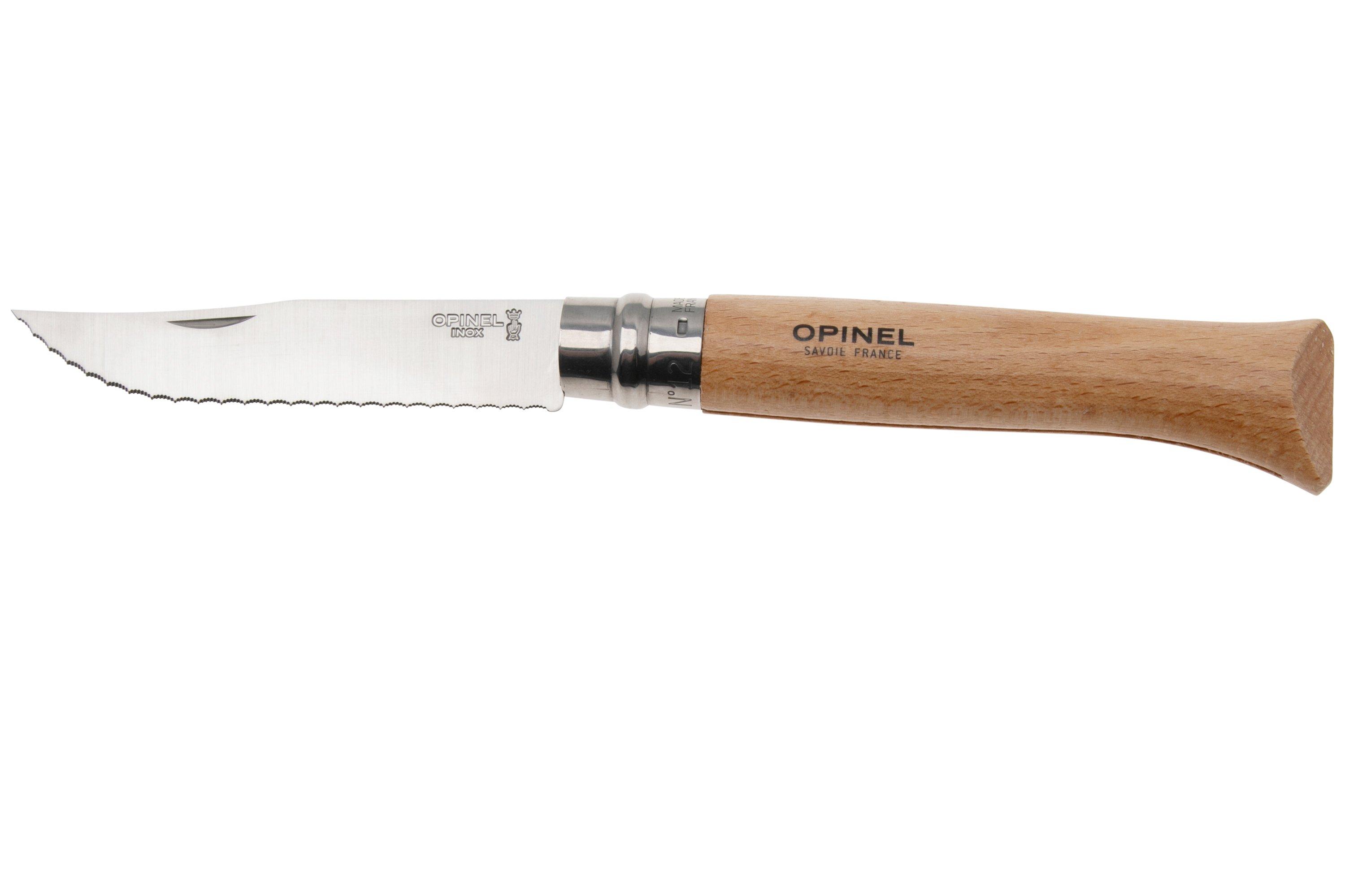 Opinel No. 12 002441 Beech Wood, gekarteld zakmes | Voordelig kopen bij ...