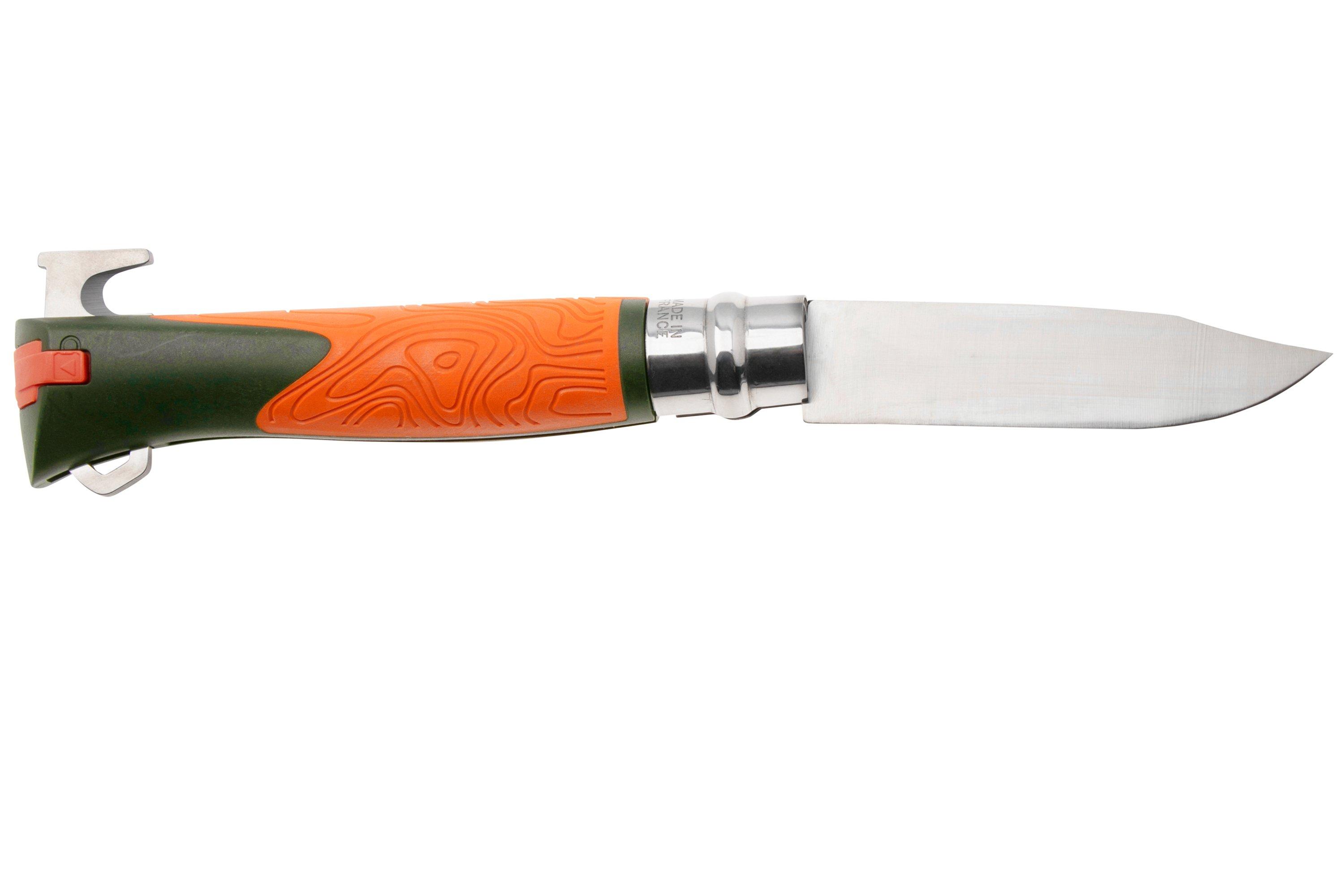 Opinel No. 12 Explore 002454 Orange, cuchillo de bushcraft con ...