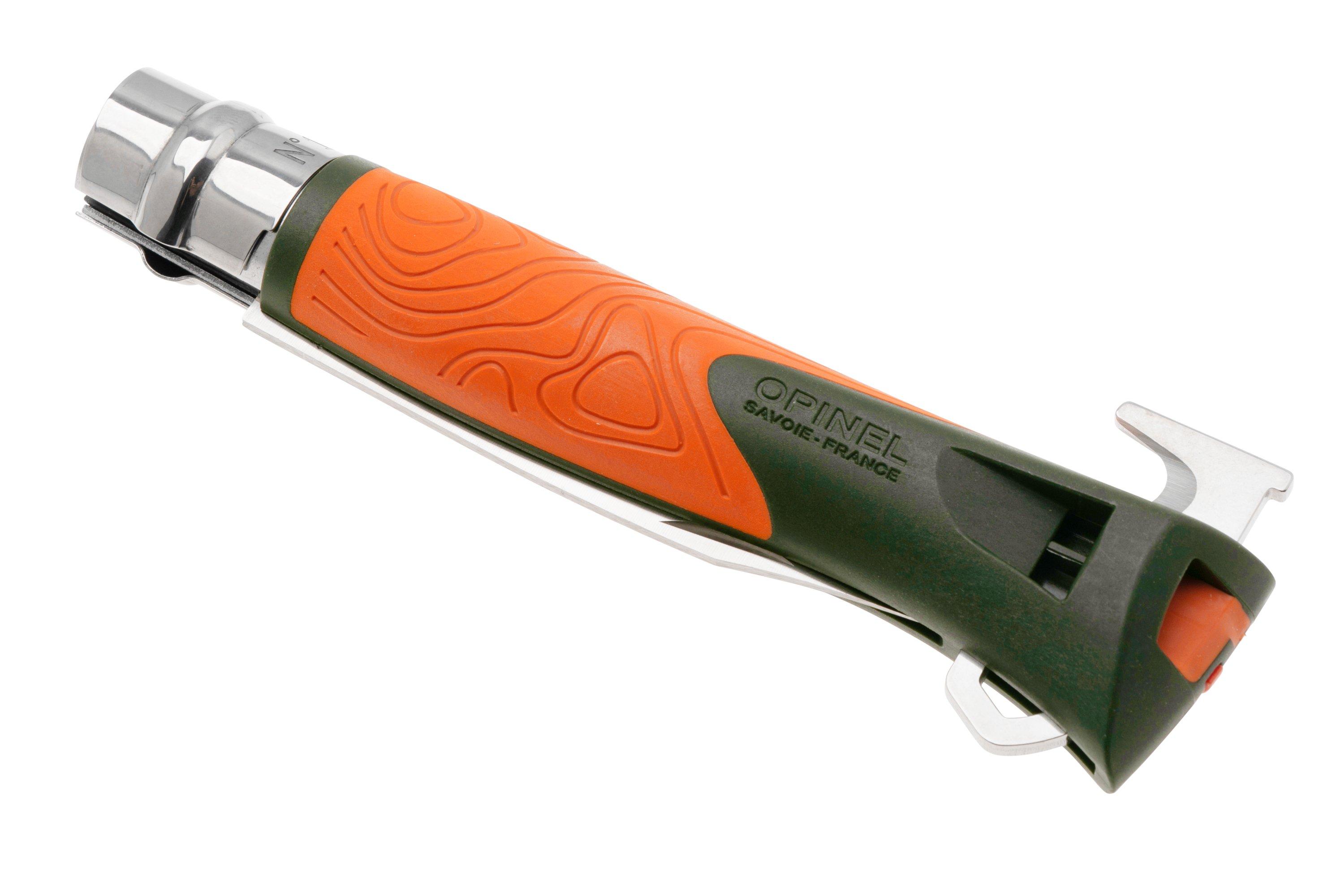 Opinel No. 12 Explore 002454 Orange, cuchillo de bushcraft con ...