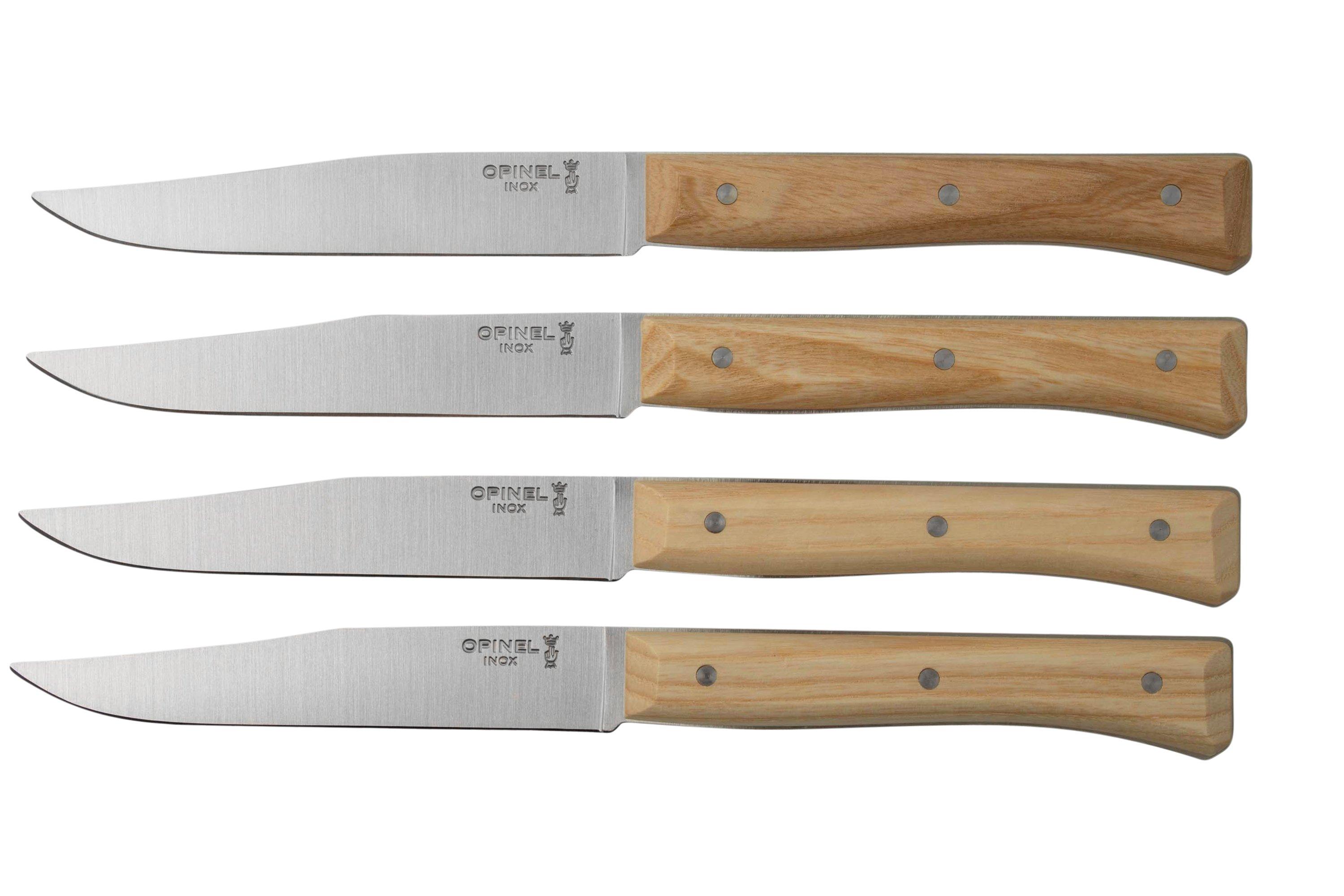 Opinel Facette Ash, set de 4 couteaux de table | Achetez à prix ...