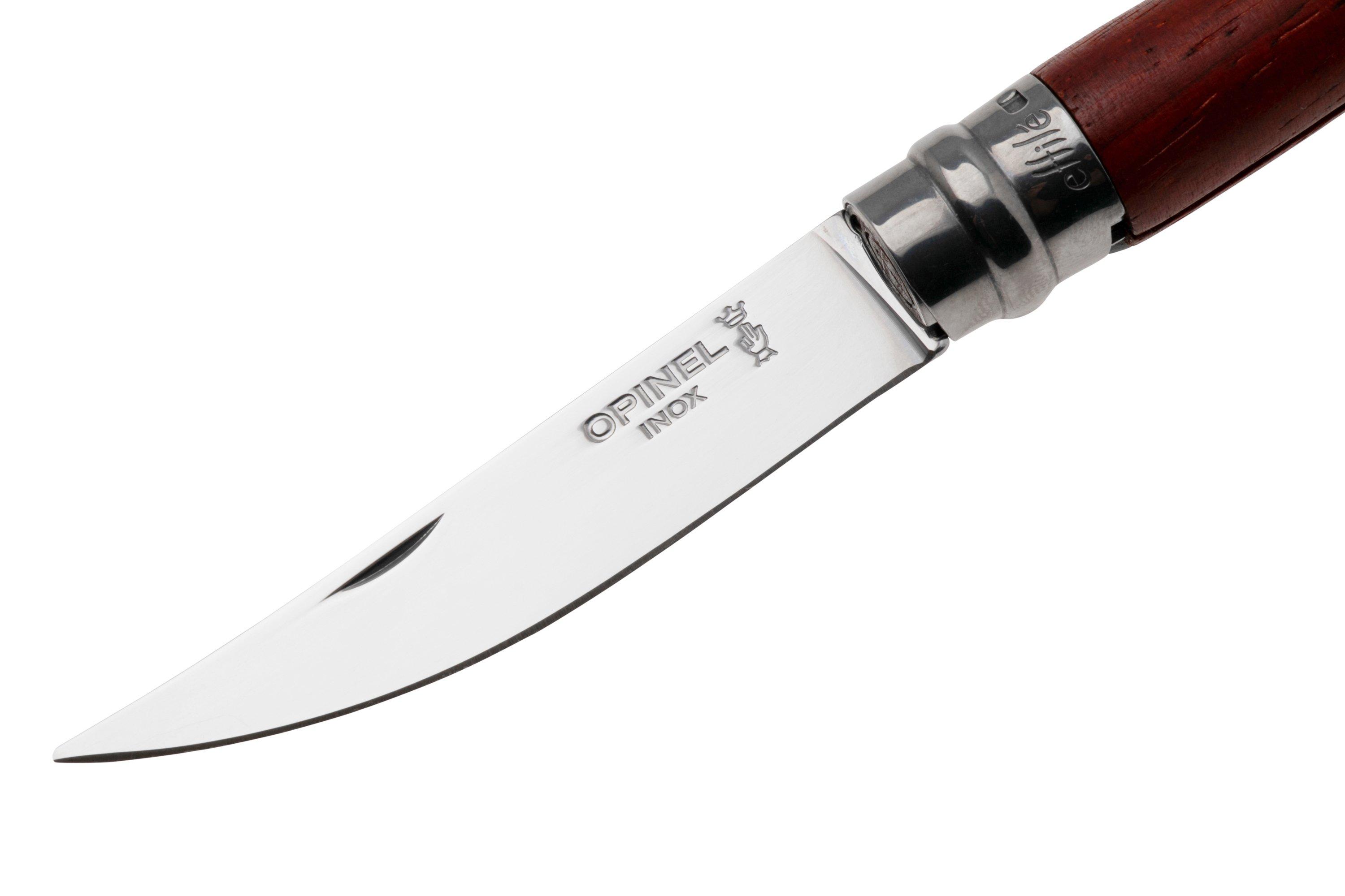 Opinel Effilé No. 8, 002554, African padauk, pocket knife ...
