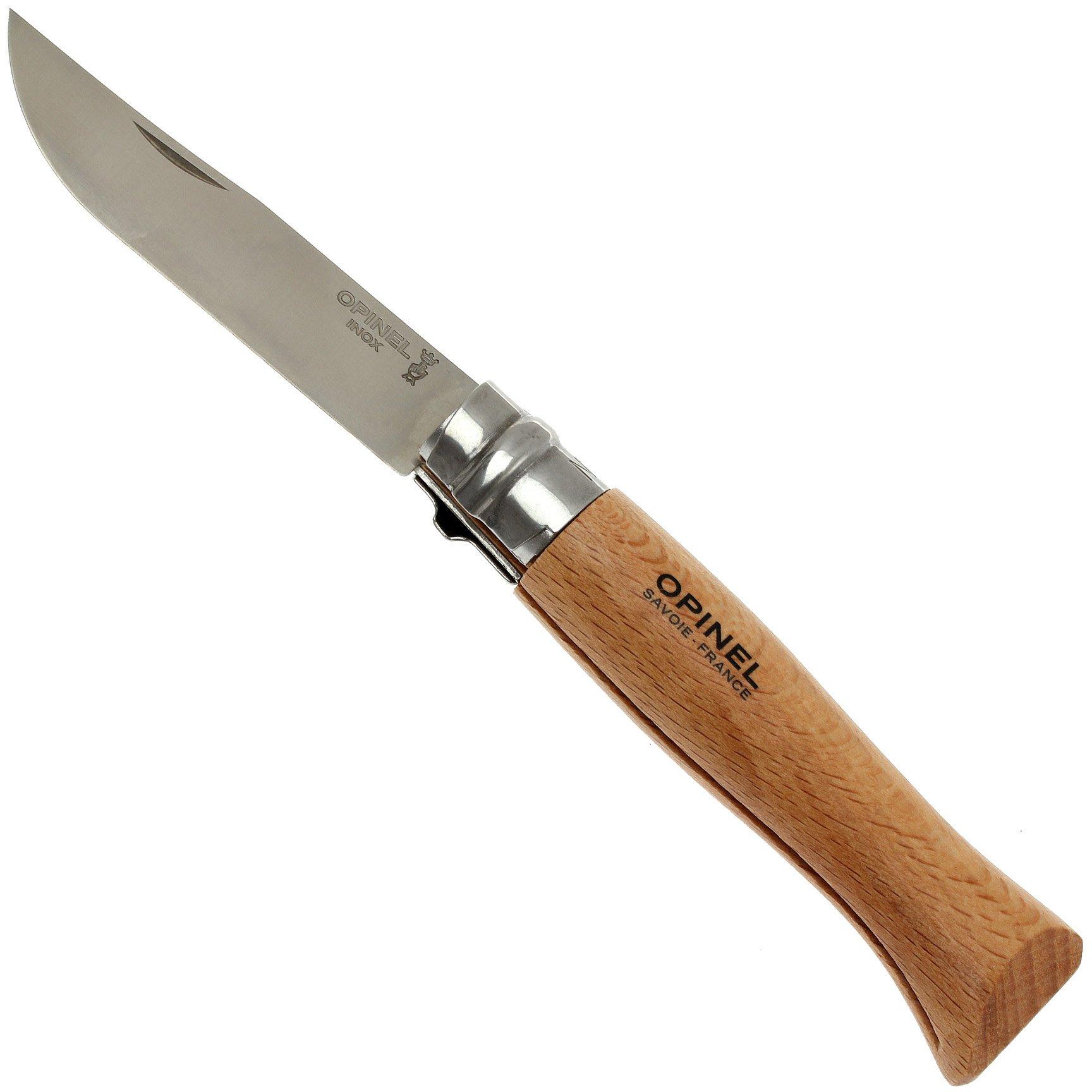 Opinel pocket knife No. 09, stainless steel, 9 cm | Advantageously ...