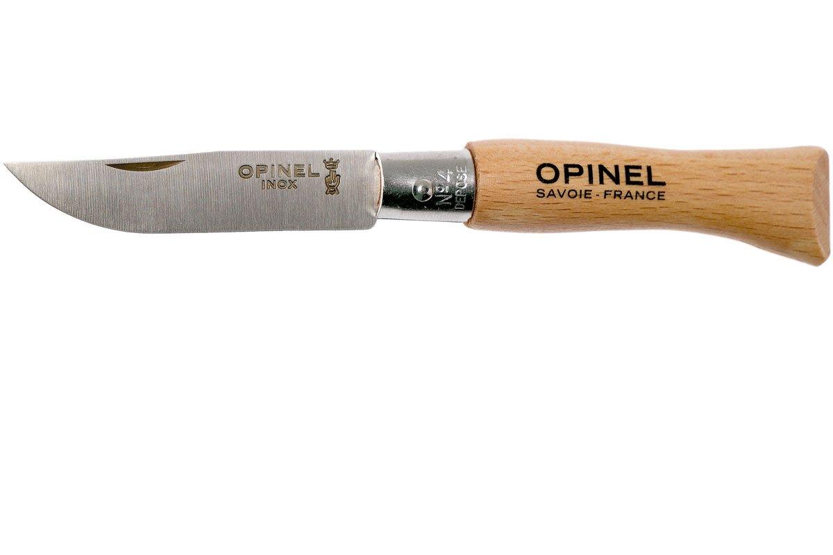 Opinel pocket knife NO. 4, stainless steel | Advantageously shopping at ...