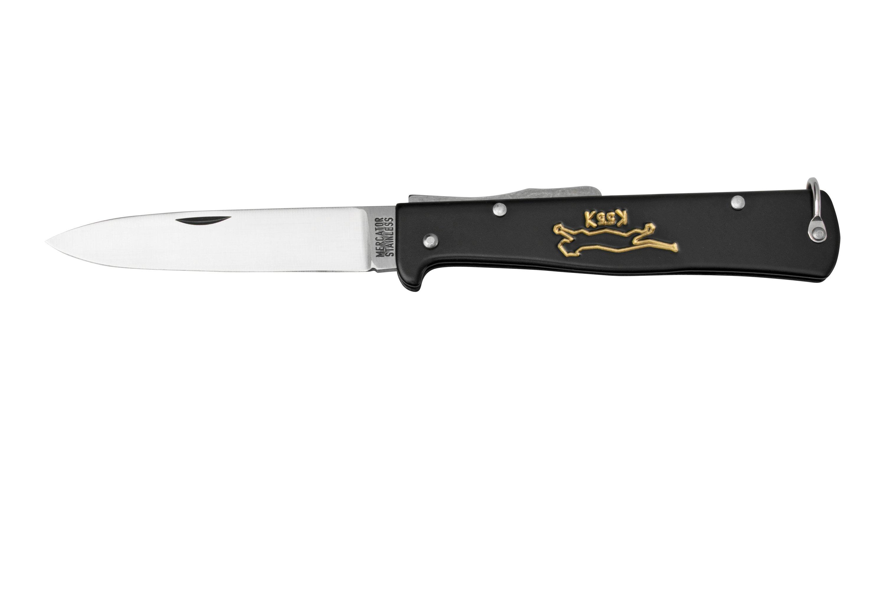 Otter Mercator Cat 10-426 RG RK Large Black Stainless, pocket knife ...