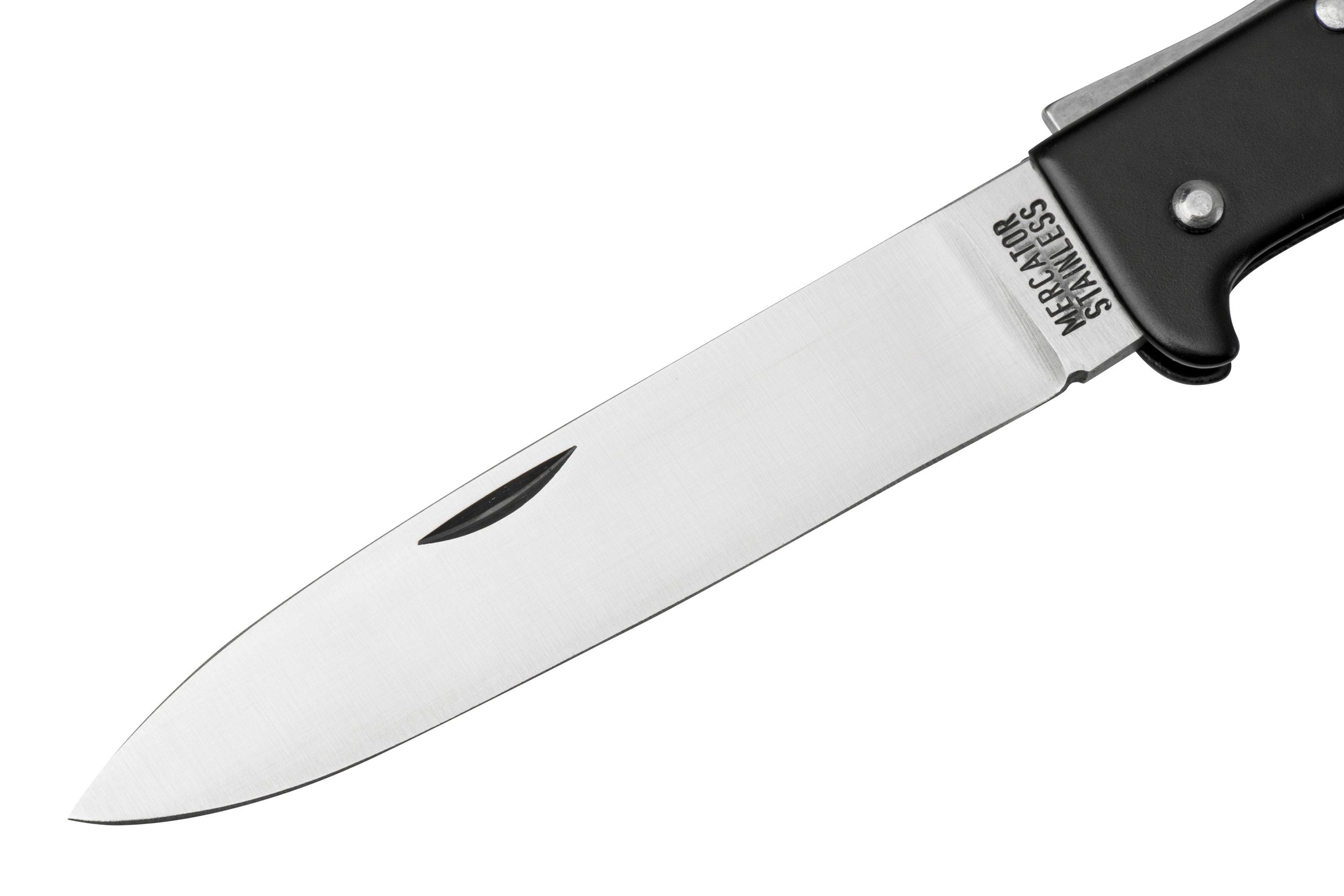 Otter Mercator Cat 10-426 RG RK Large Black Stainless, pocket knife ...