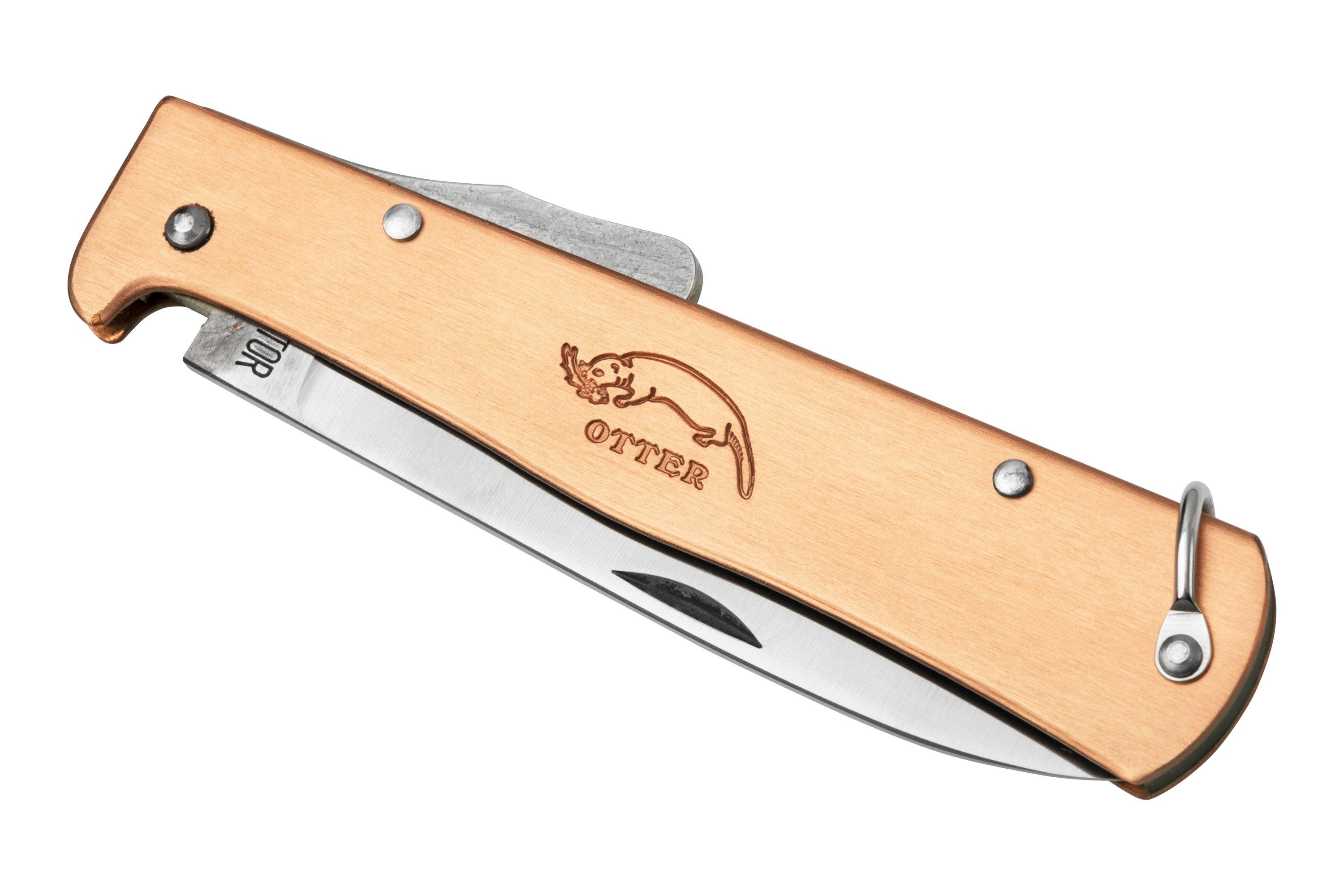 Otter Mercator 10-626 RG Large Copper Carbon, pocket knife ...