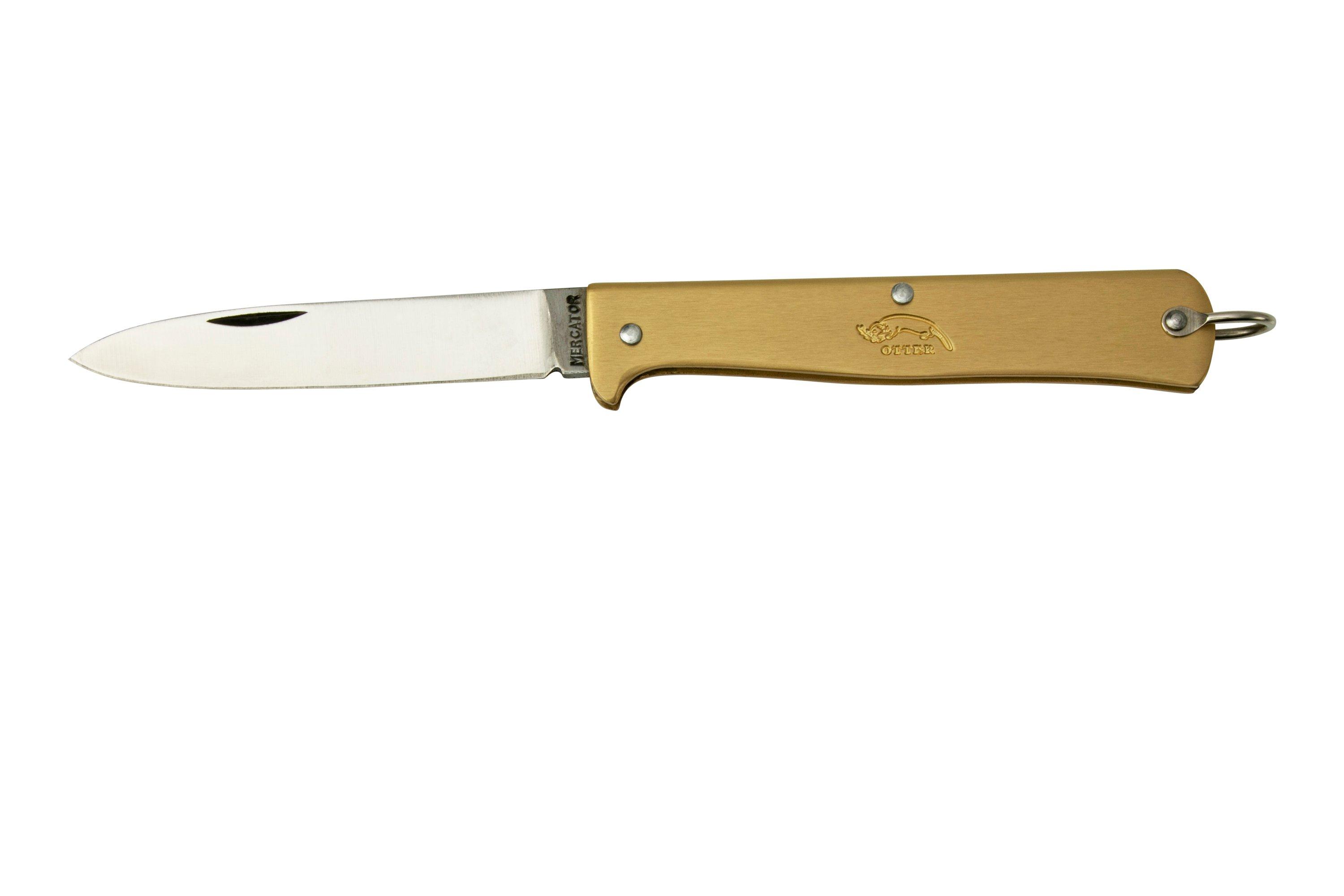 Otter Mercator 10-701 RG Small Brass Carbon, pocket knife ...