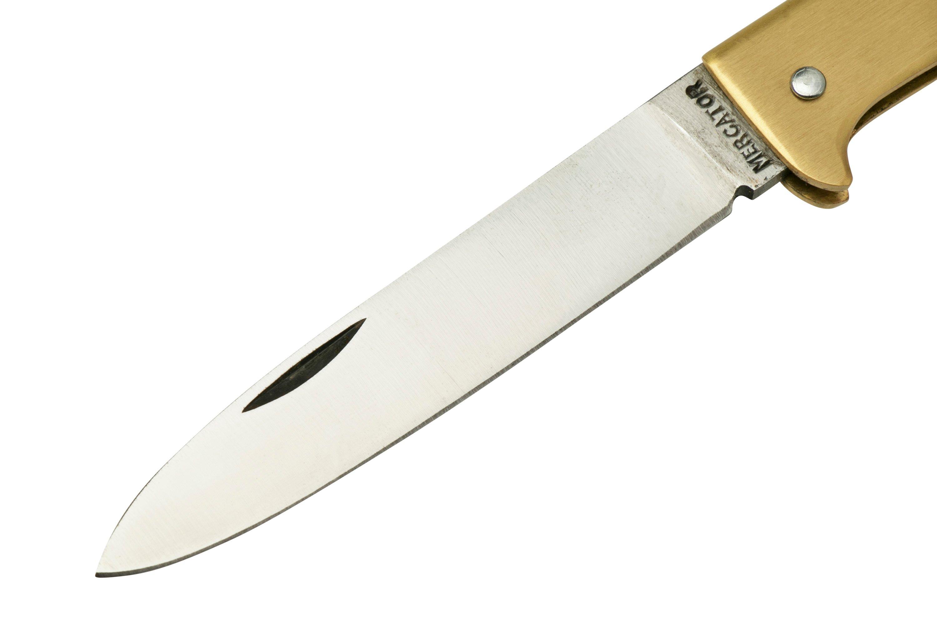 Otter Mercator 10-701 RG Small Brass Carbon, pocket knife ...