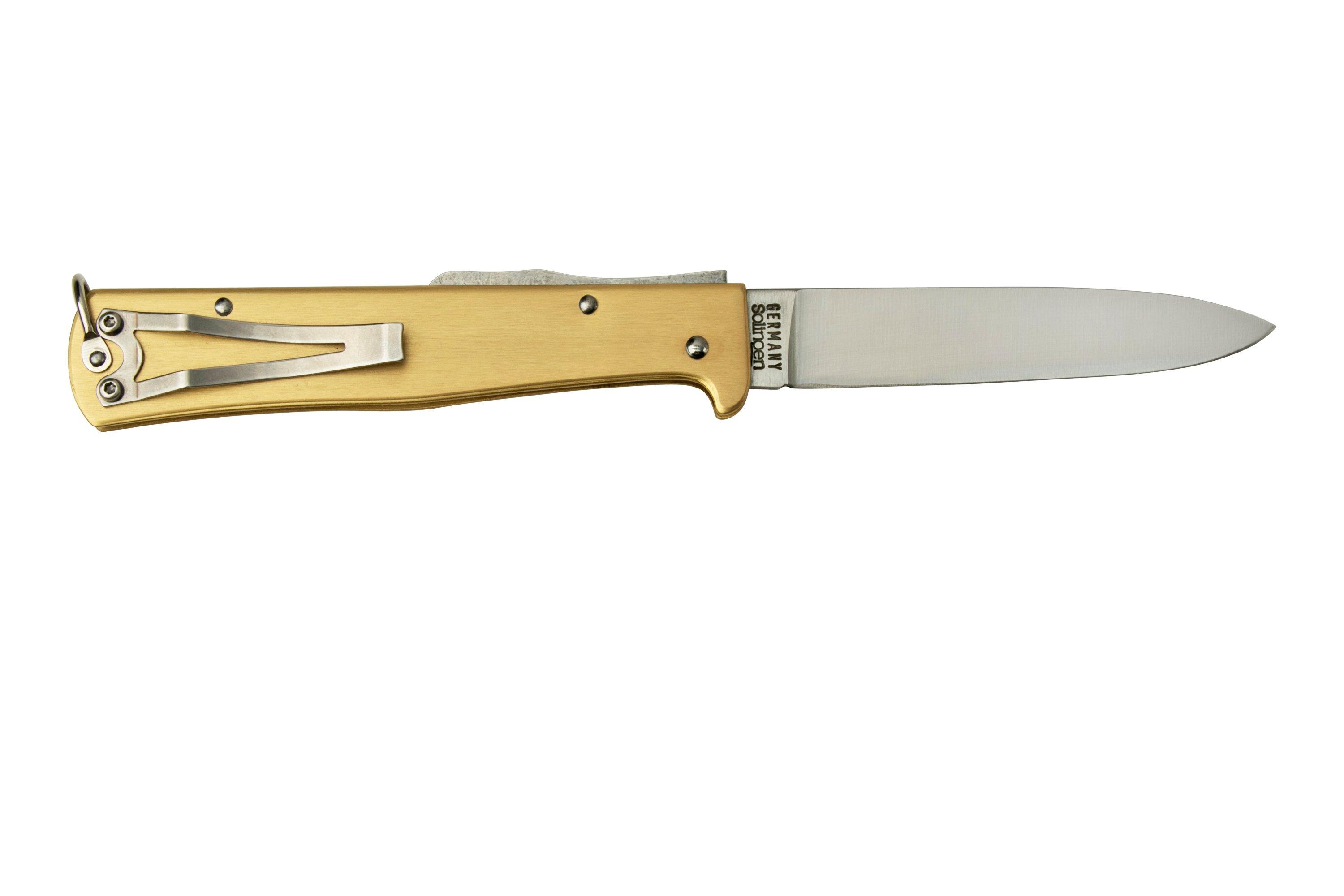 Otter Mercator 10-736 RG R Large Brass Stainless Pocketclip, navaja ...