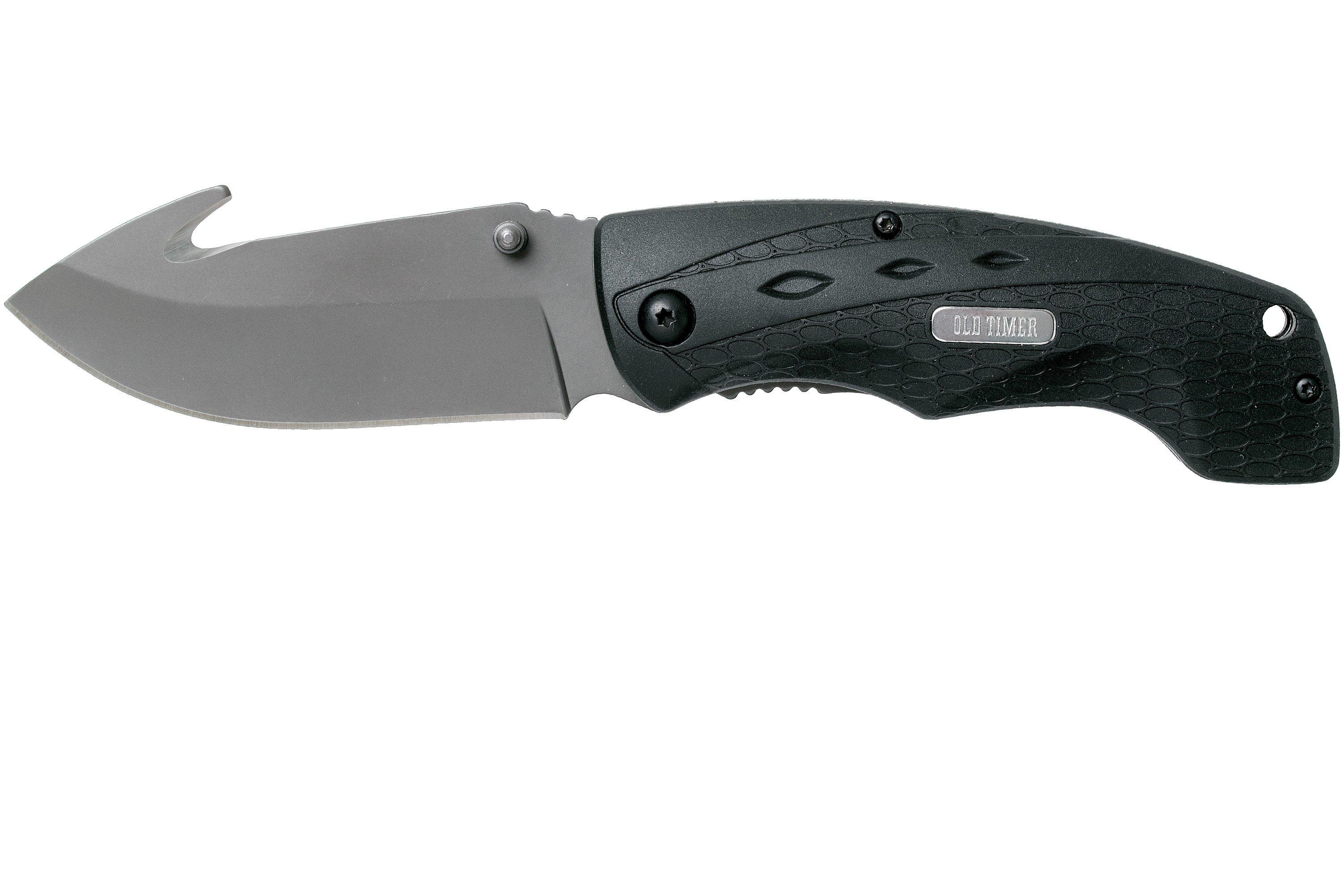 Old Timer Copperhead Drop Point Folding Knife 2148OT with Guthook ...