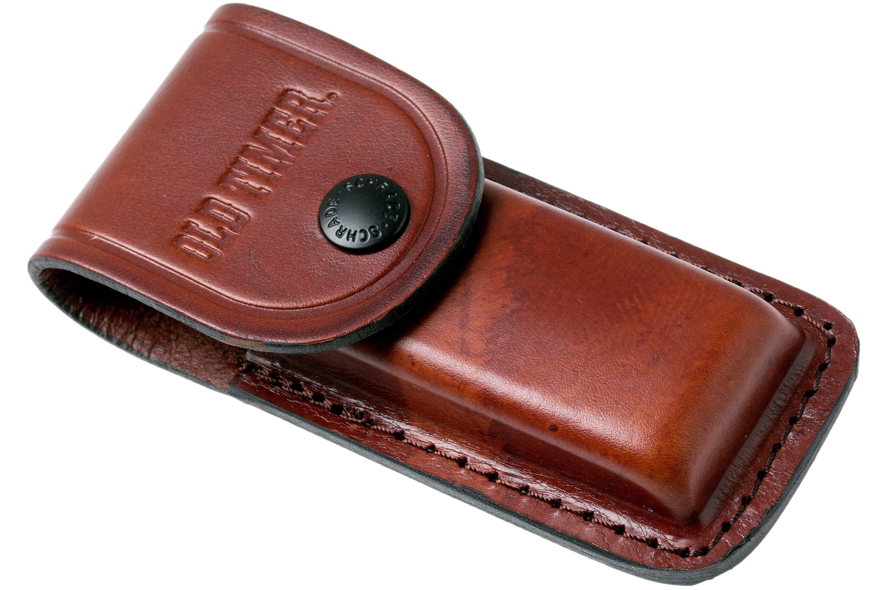 Old Timer Large Lockback 29OT pocket knife, with leather sheath ...