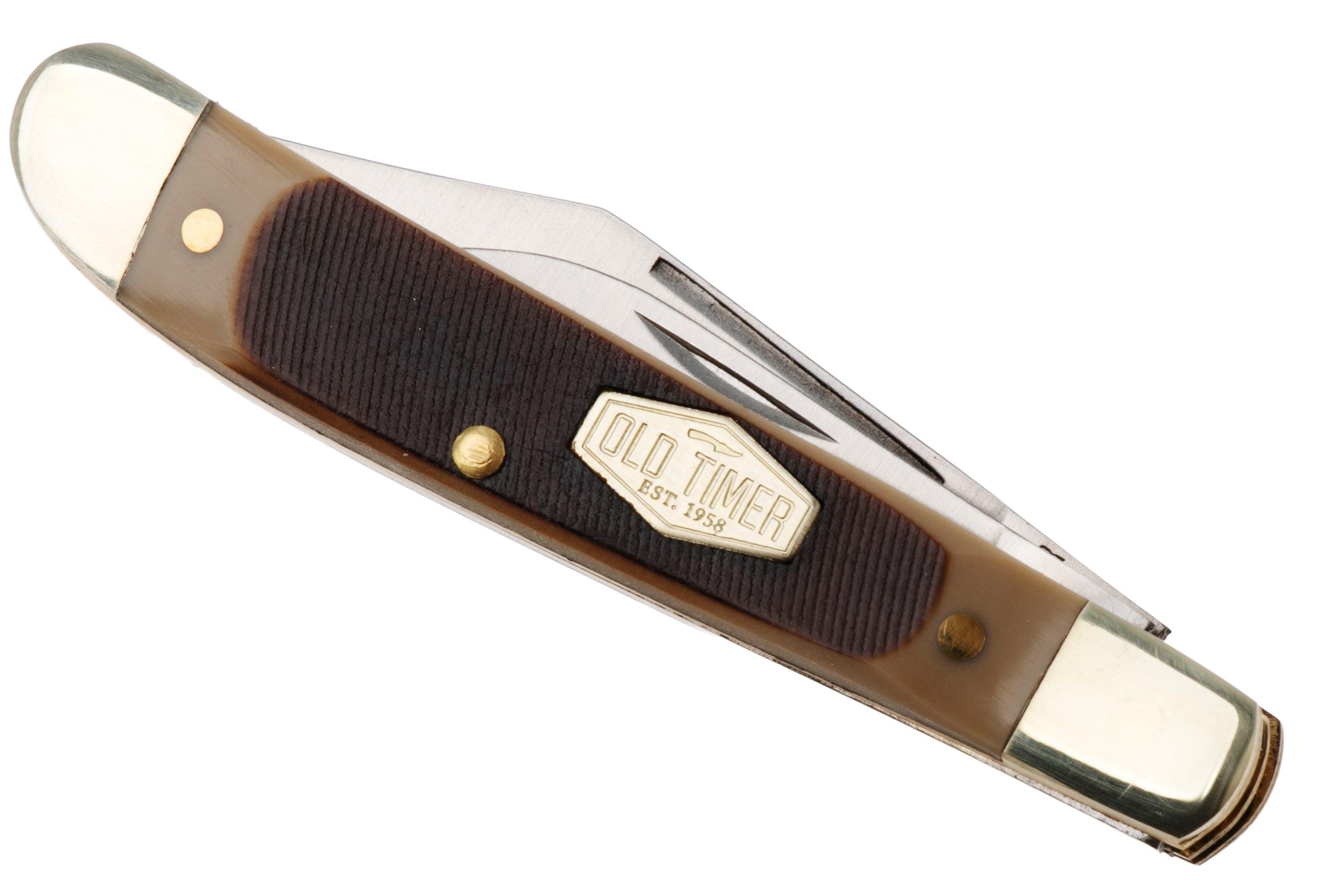 Old Timer Dog Leg Jack 72OTB Saw Cut Bone slipjoint pocket knife ...