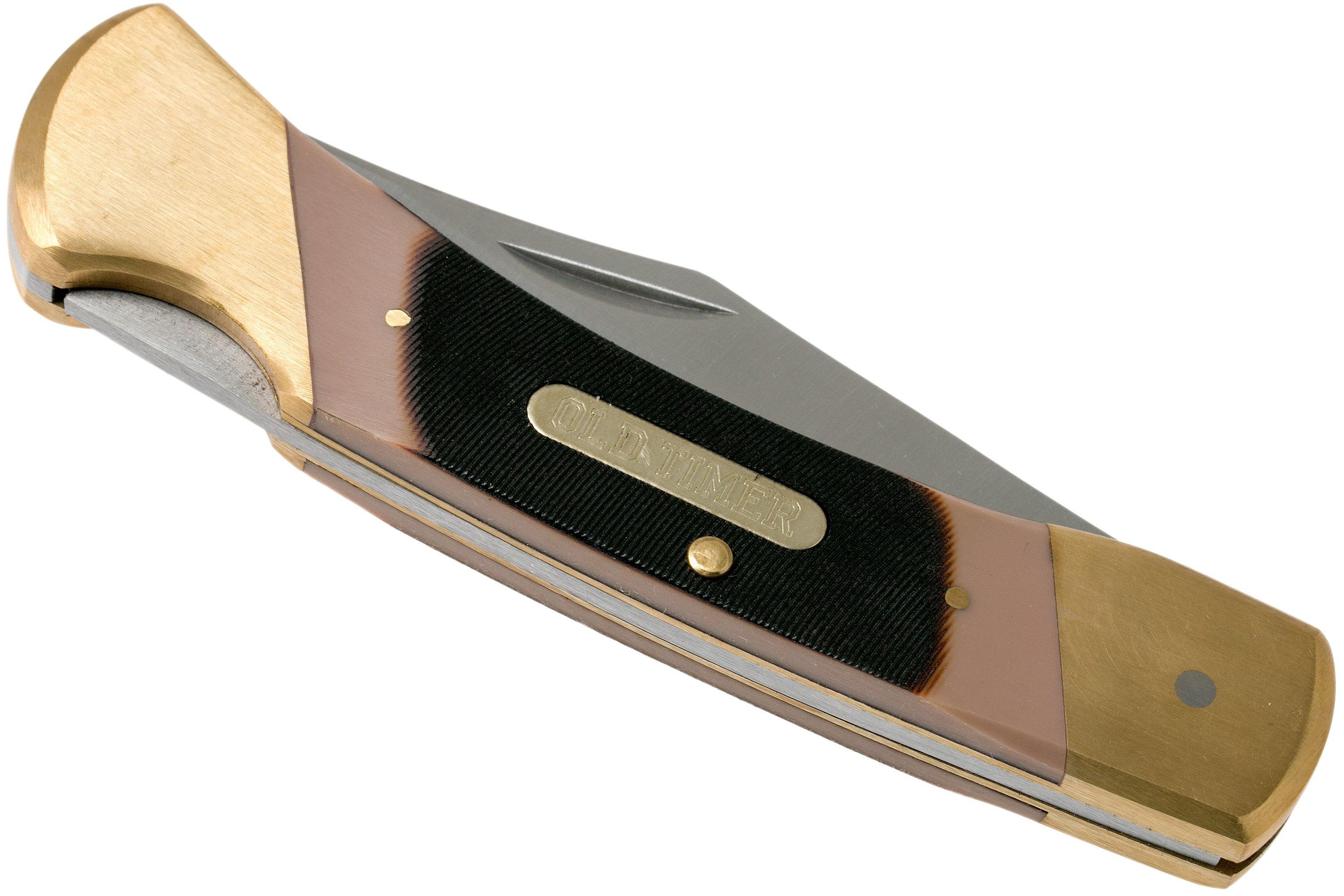 Old Timer Cave Bear 7OT pocket knife, with leather sheath ...