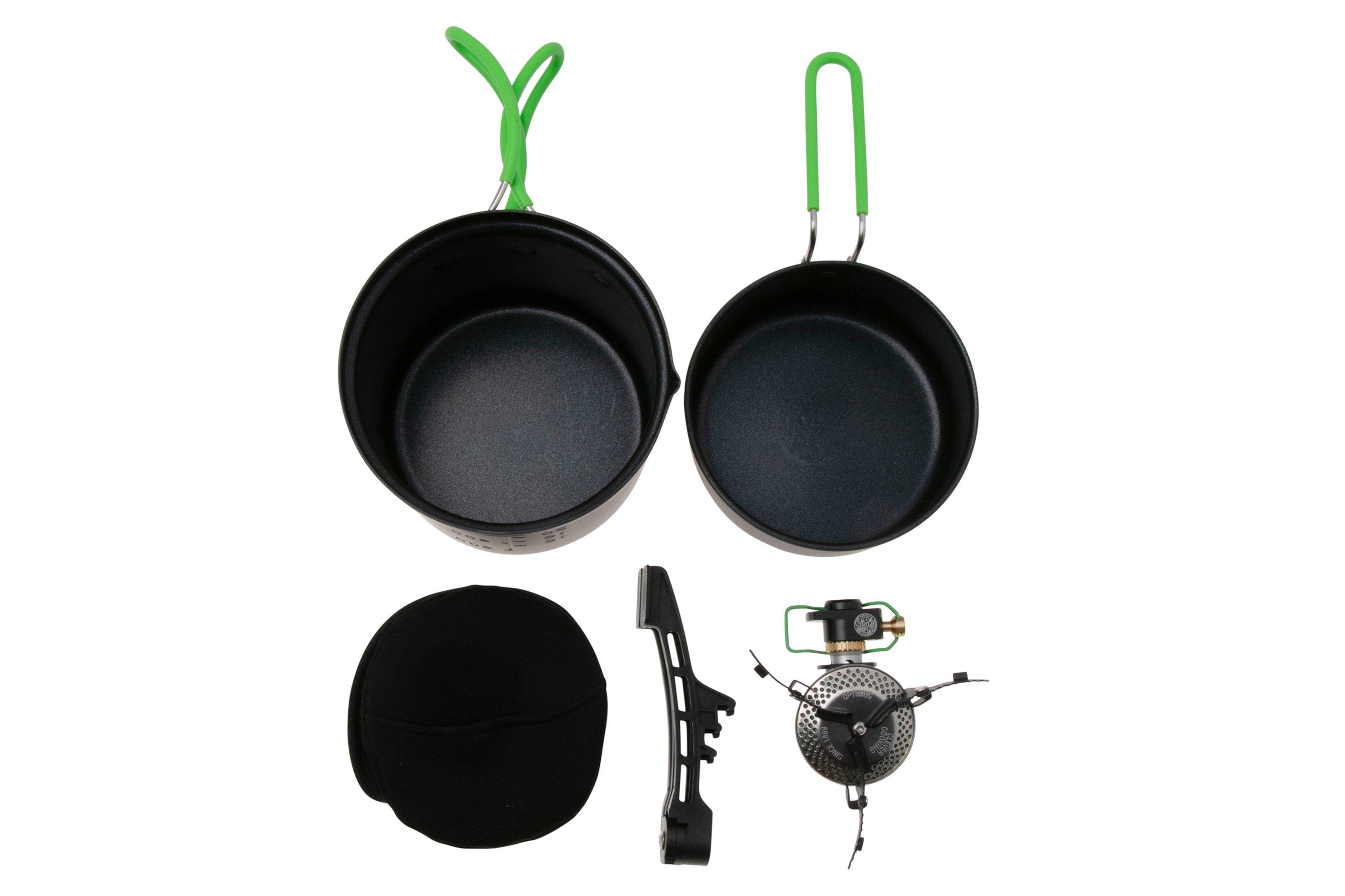Optimus Crux Weekend Cook System 8021119, gas burner/pan set ...