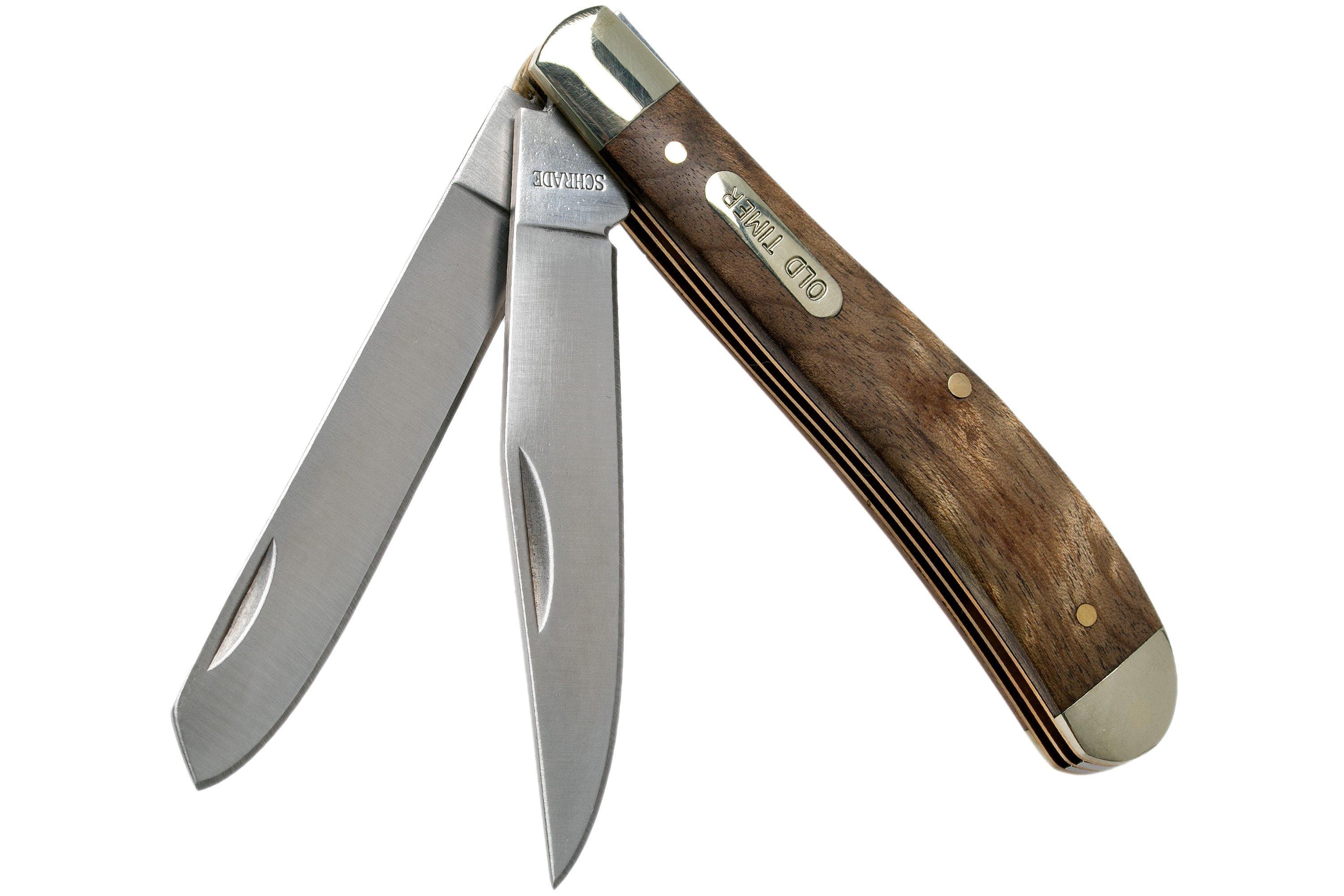 Old Timer Gunstock Trapper 94OTWDesert Ironwood, slipjoint pocket knife ...