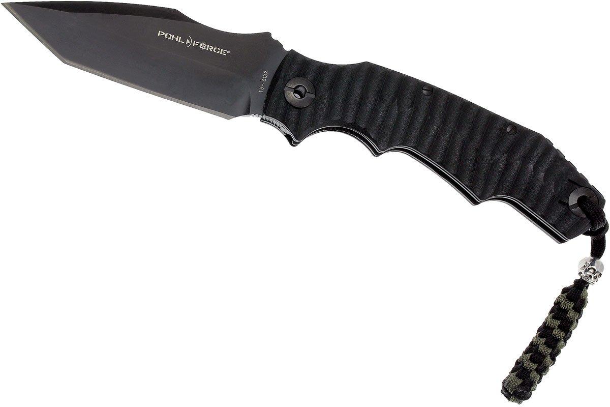 Pohl Force Alpha Five Survival 1048 plain edge, pocket knife ...