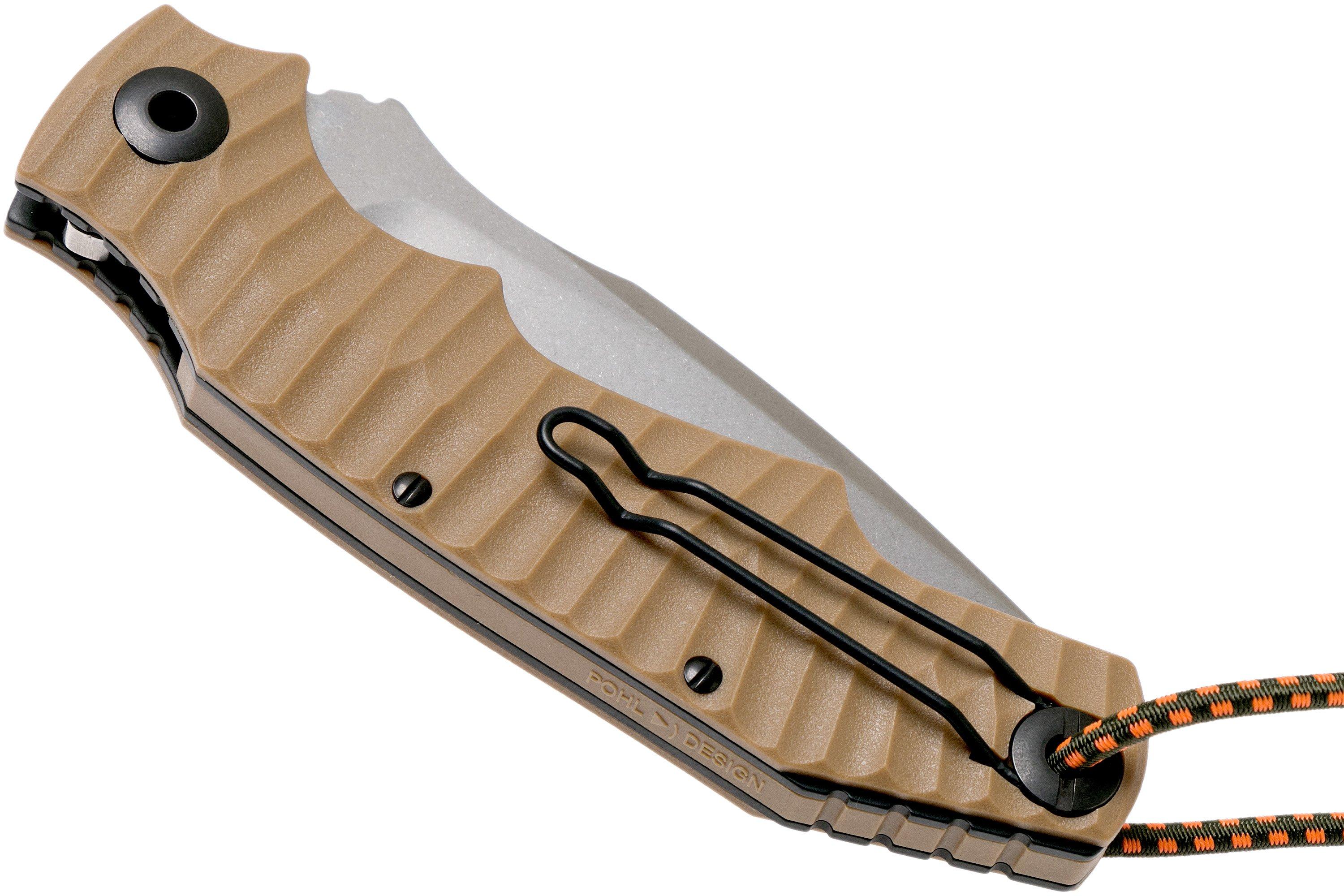 Pohl Force Alpha Four Tactical Desert 1061 plain edge, Taschenmesser | Günstiger shoppen bei ...