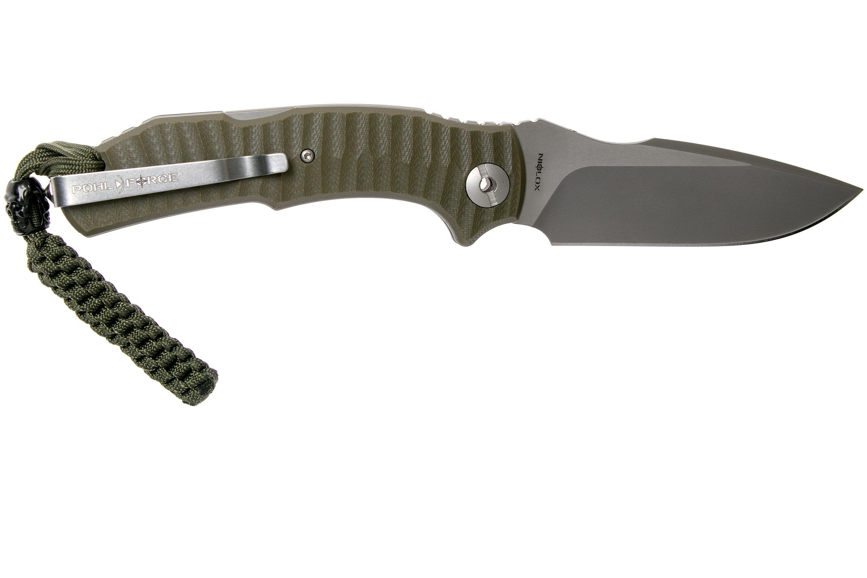 Pohl Force Mike Five Tactical 1095 plain edge, pocket knife ...