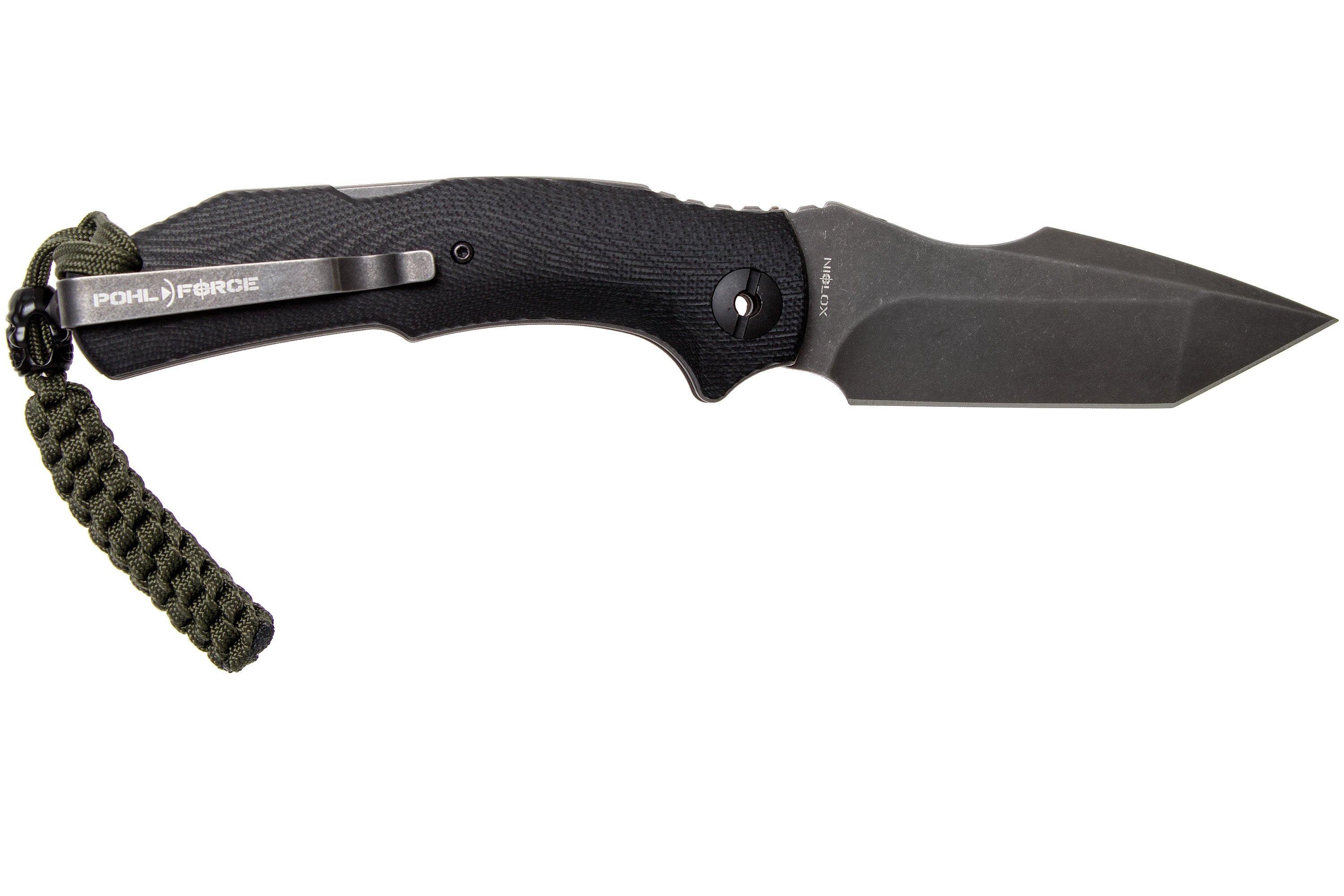 Pohl Force Mike Six Survival 1098 plain edge, pocket knife ...