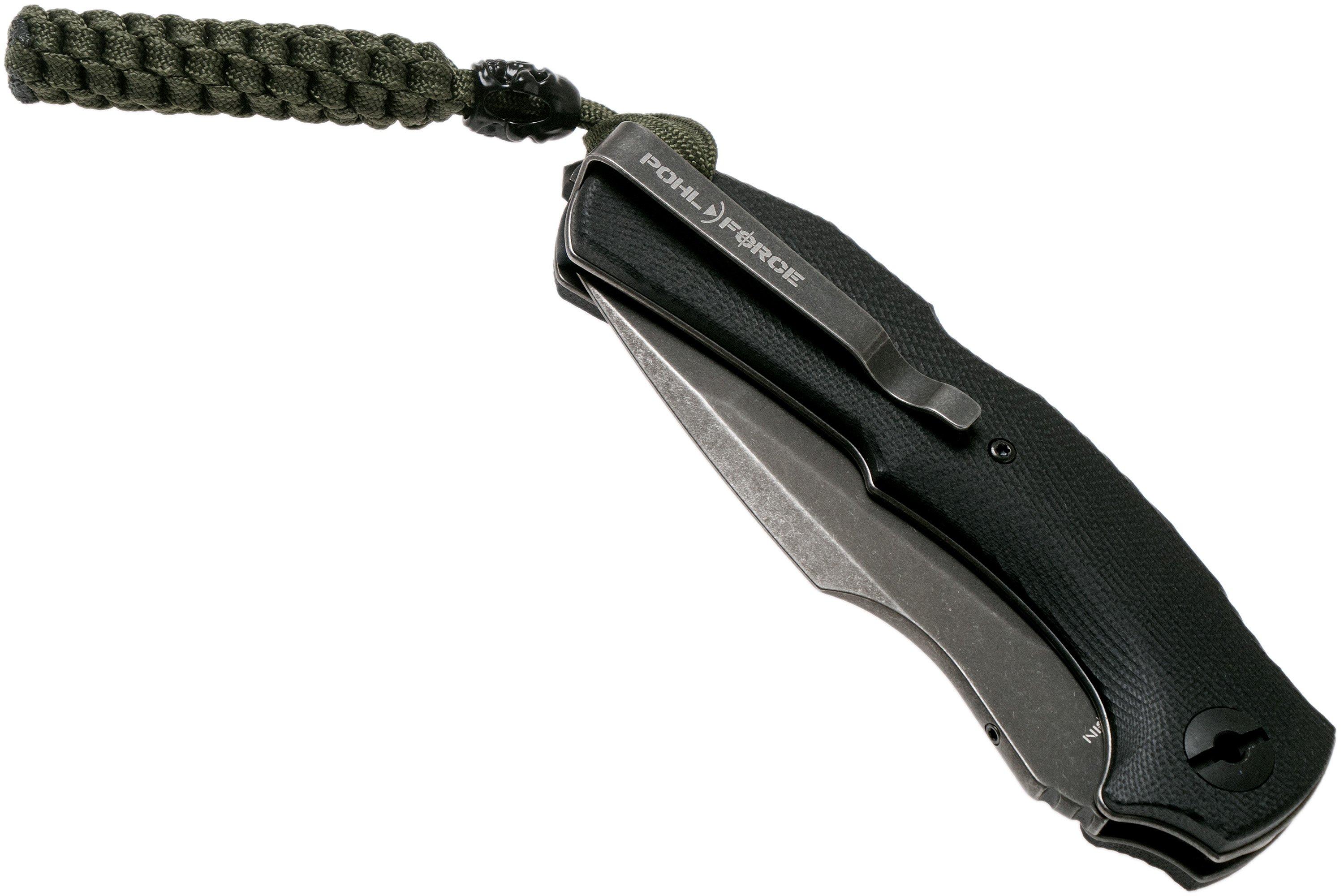Pohl Force Mike Six Survival 1098 plain edge, zakmes | Voordelig kopen ...