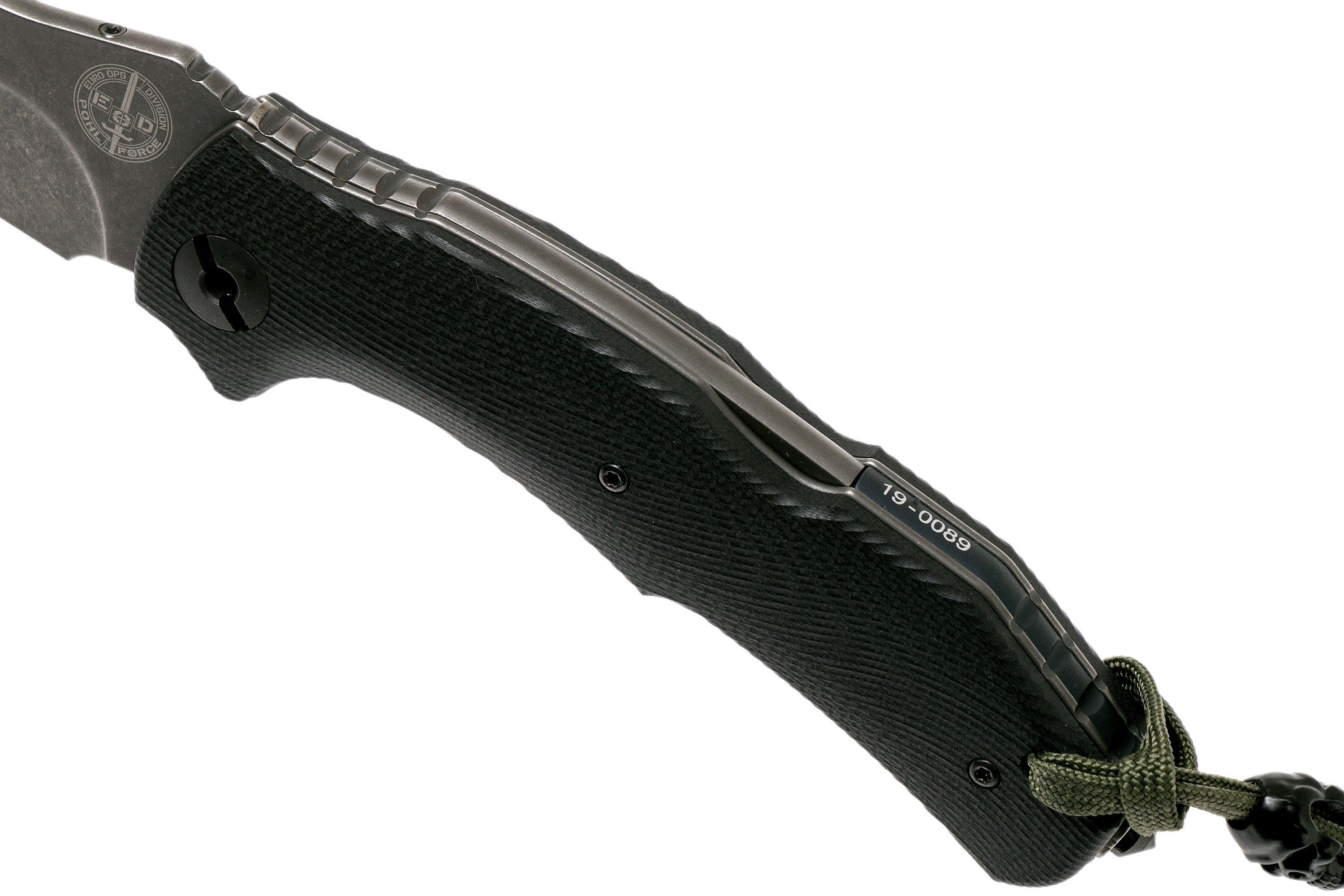 Pohl Force Mike Six Survival 1098 plain edge, pocket knife ...